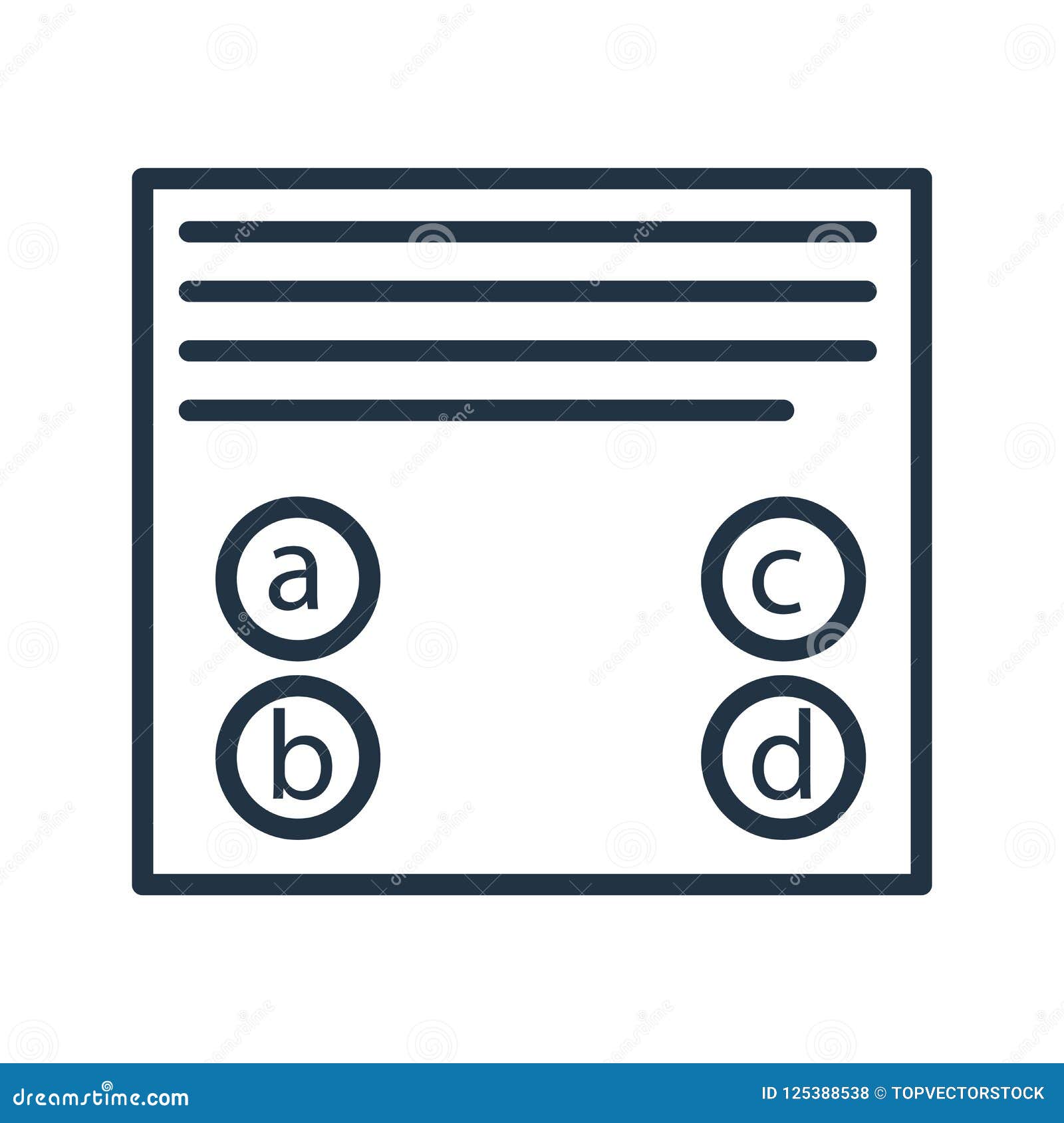 Testing Icon Vector Isolated on White Background, Testing Sign Stock ...