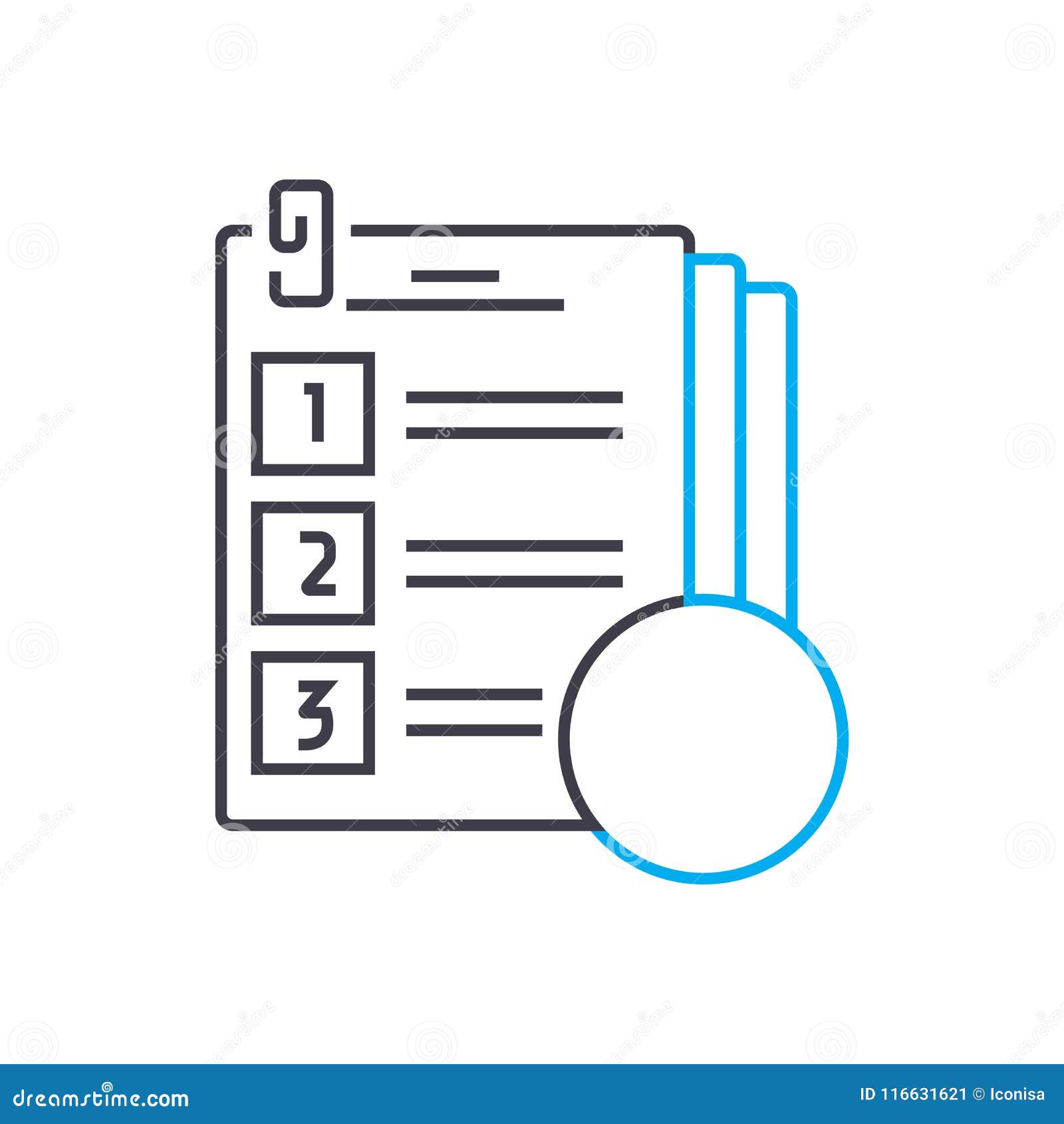 Testing of Knowledge Vector Thin Line Stroke Icon. Testing of Knowledge ...