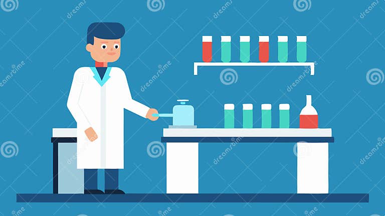Testing Lab a Clean Laboratory Setting Where a Technician is Running ...