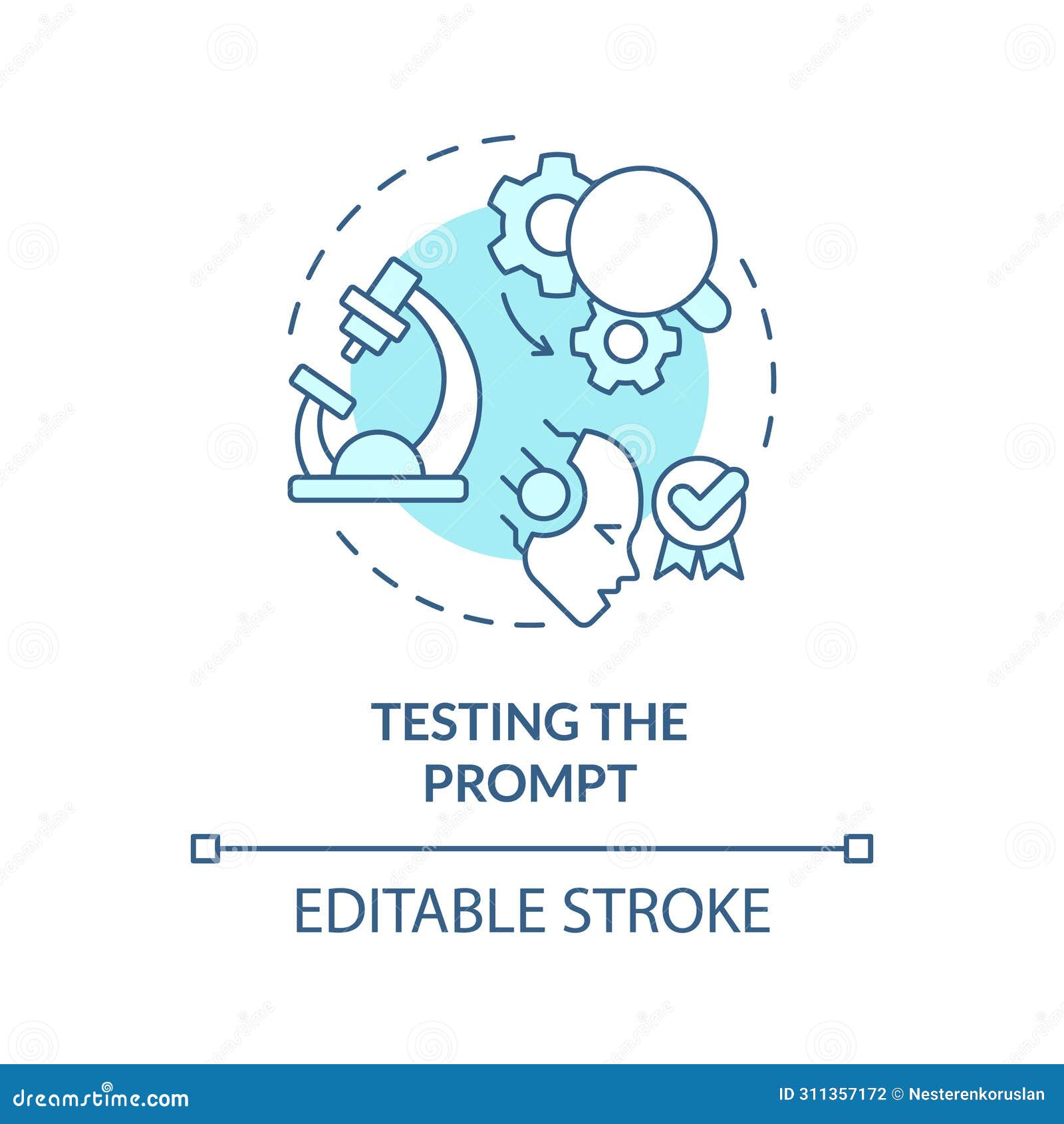 Prompt Box Icon. Trendy Flat Vector Prompt Box Icon On White Background ...