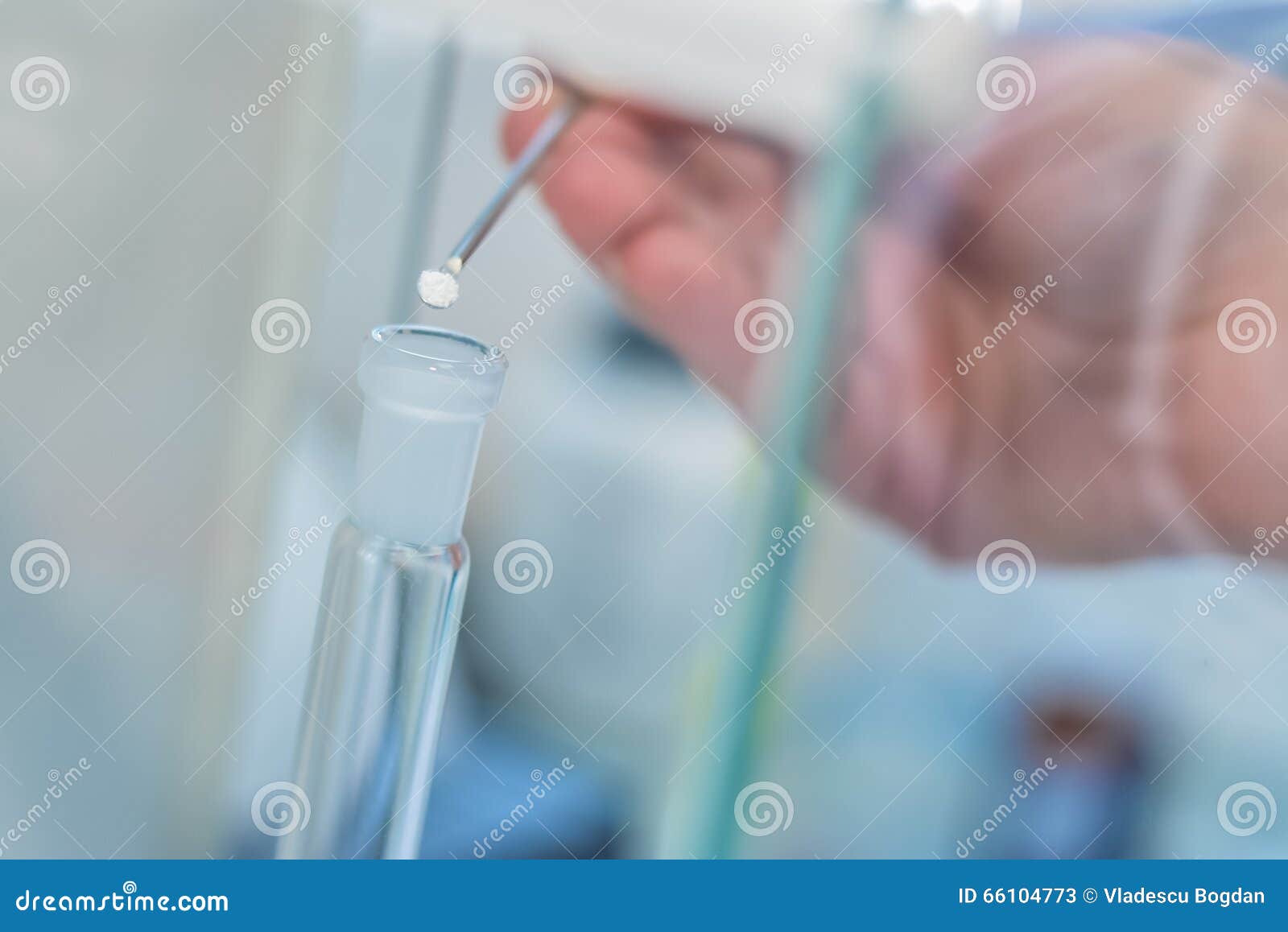 Testing Substances in Laboratory Stock Image - Image of research, work ...
