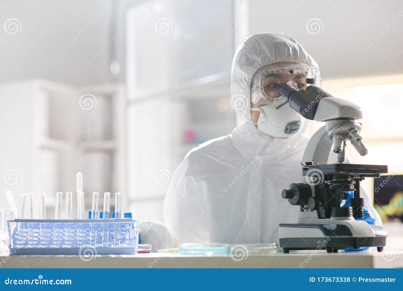 Testing Virus Sample in Laboratory Stock Photo - Image of pharmacy ...