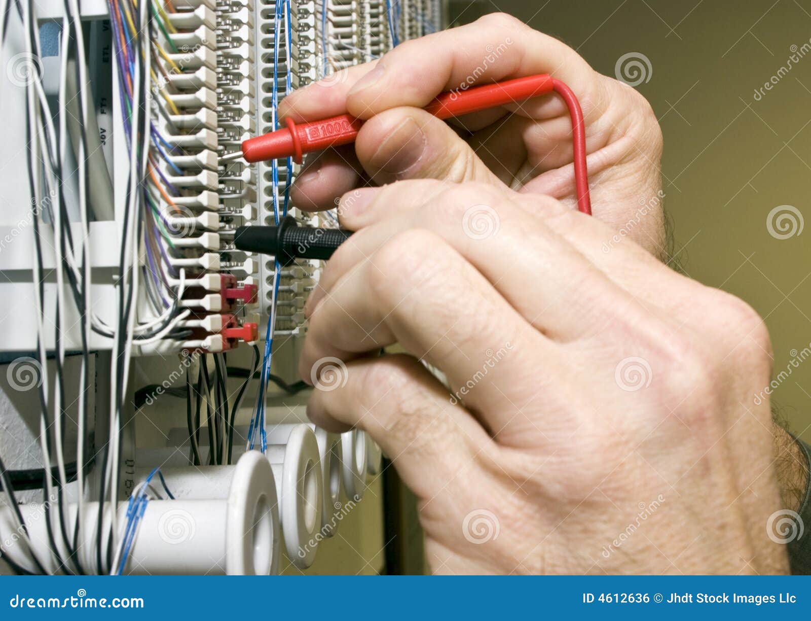 Testing Voltage stock photo. Image of wires, connectors - 4612636