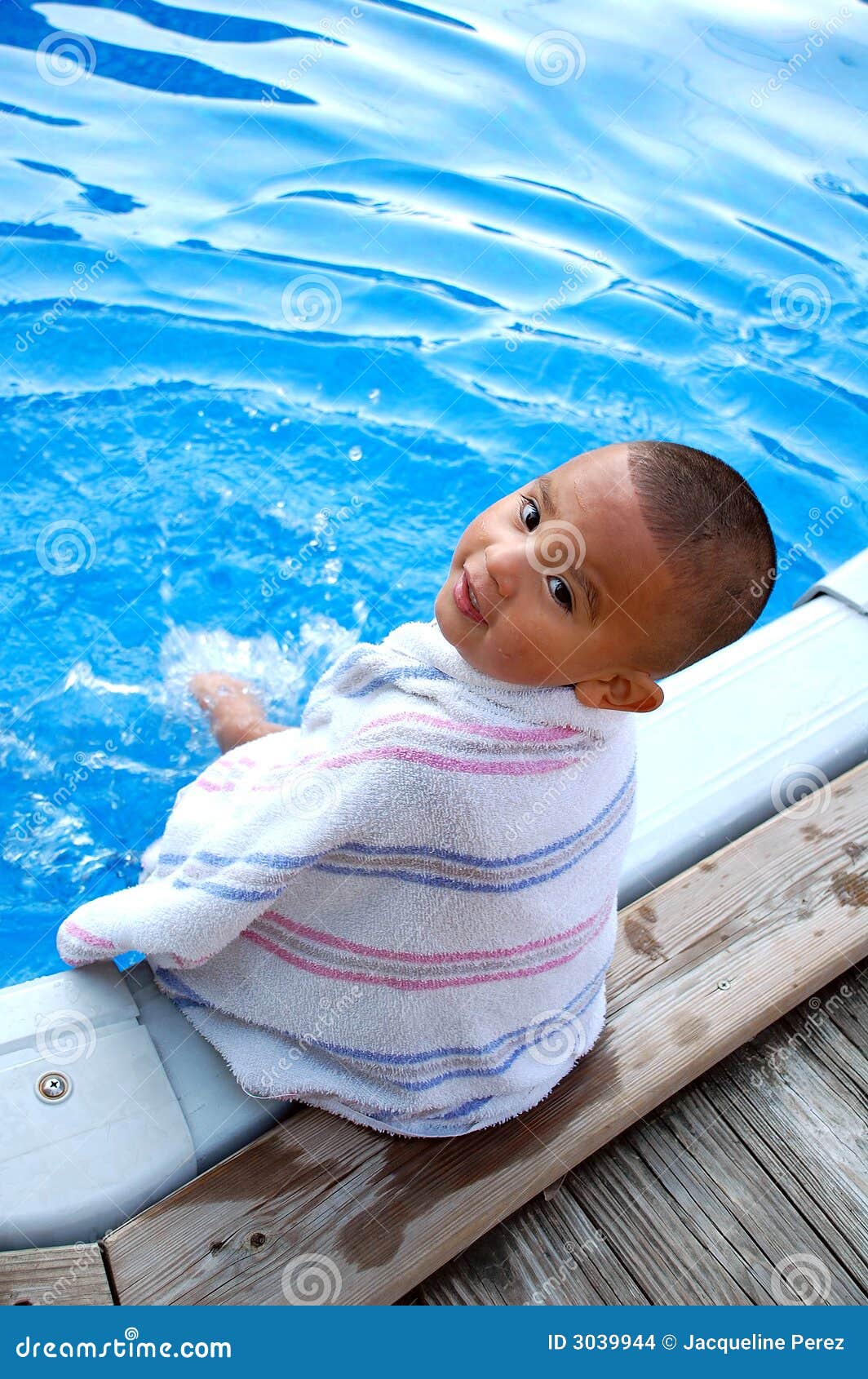 Testing the waters stock photo. Image of vacation, children - 3039944