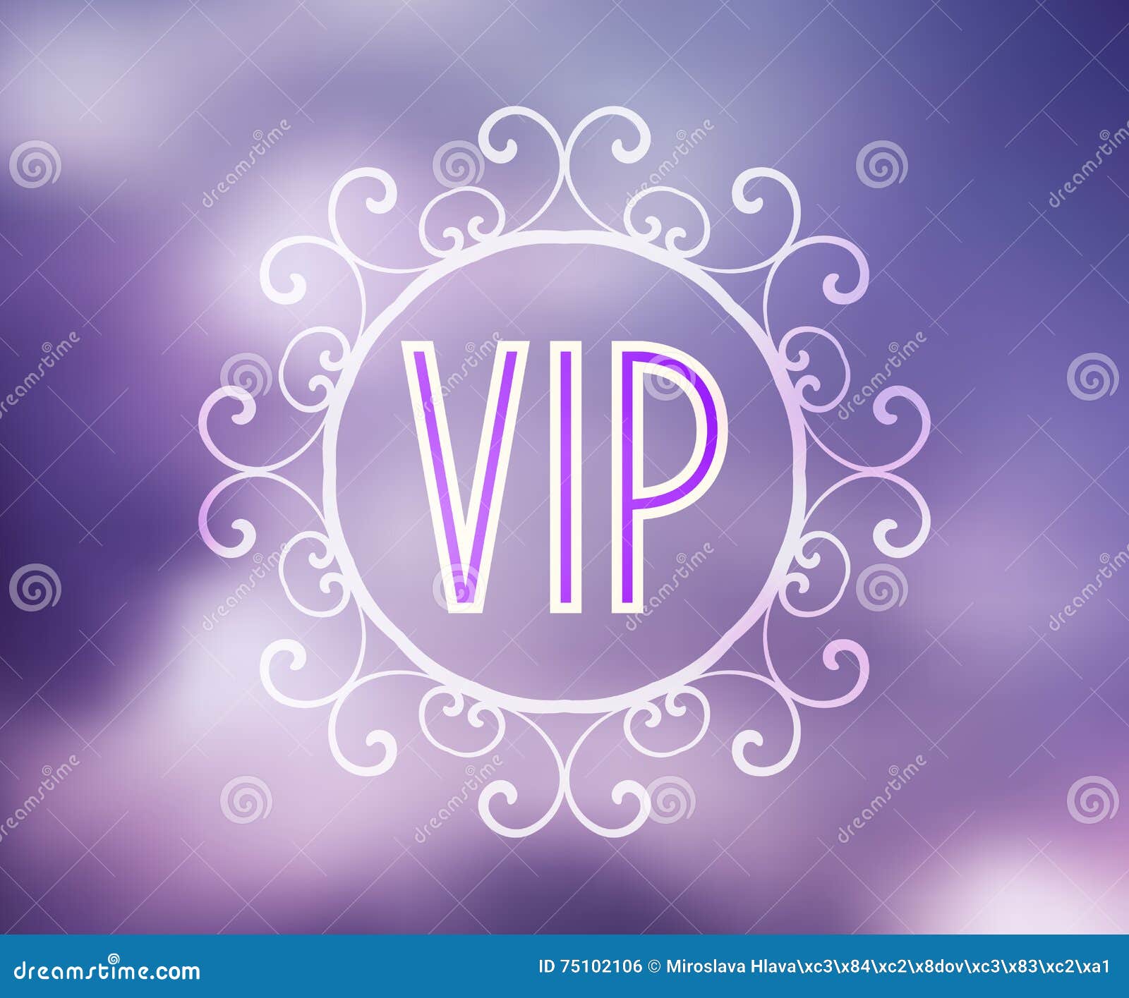Testo VIP di vettore illustrazione vettoriale. Illustrazione di premio ...