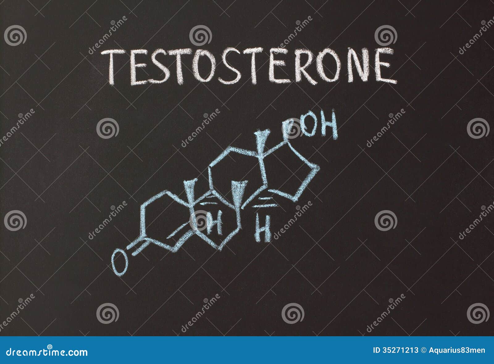 Testosterone stock image. Image of white, classroom, chalk - 35271213