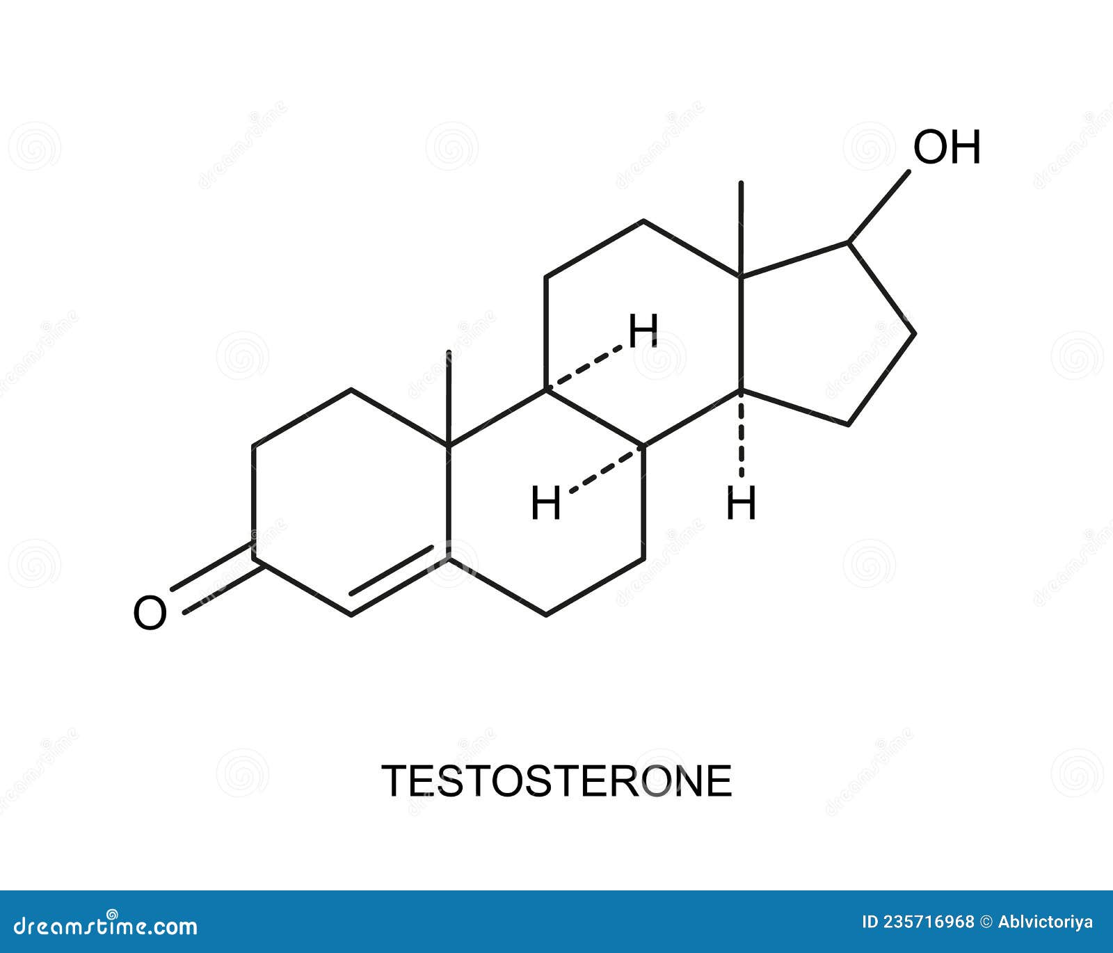 Testosterone Icon Chemical Molecular Structure Steroid Sex Hormone