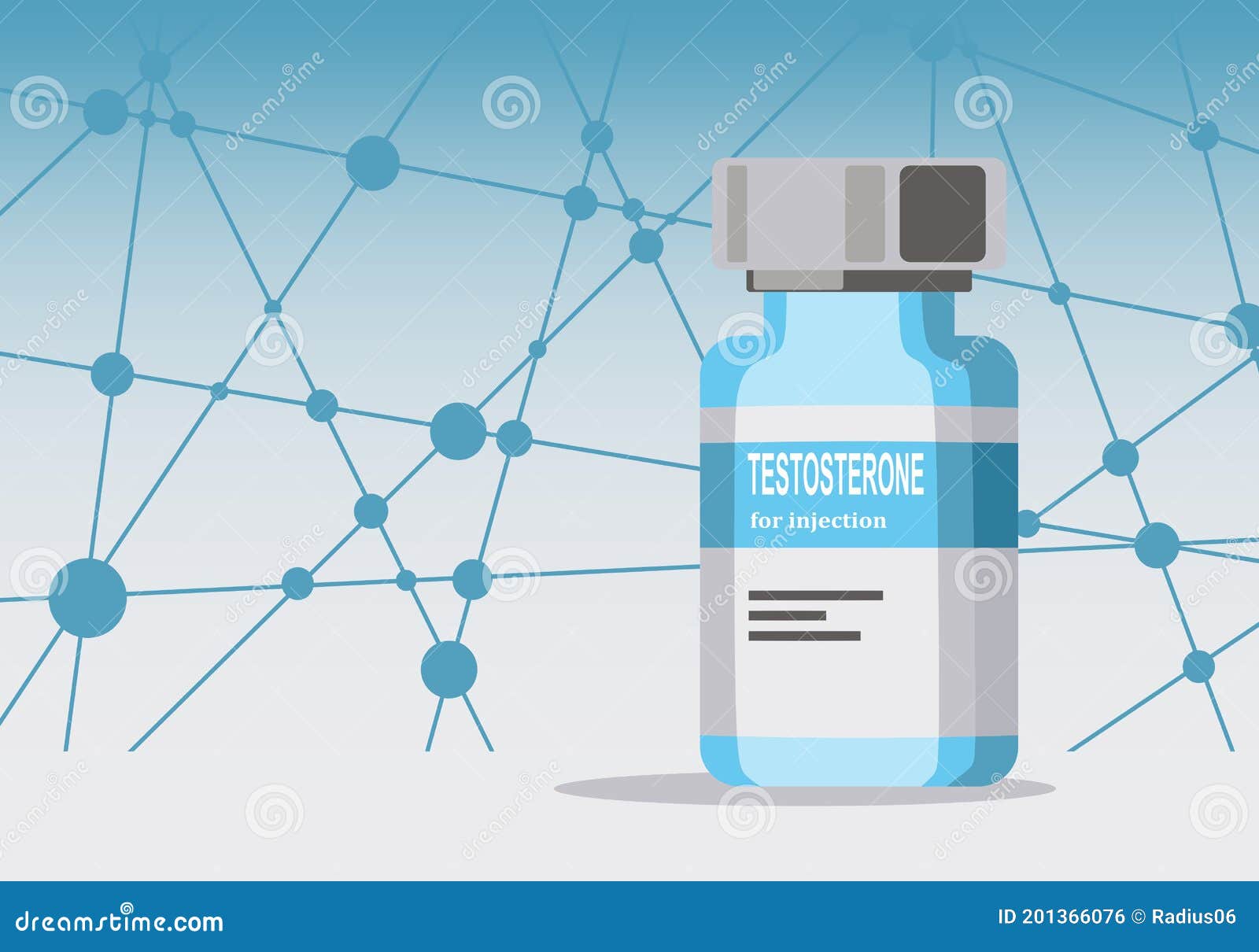 Masculinity, Man And Testosterone Landing Page Template. Tiny Male ...