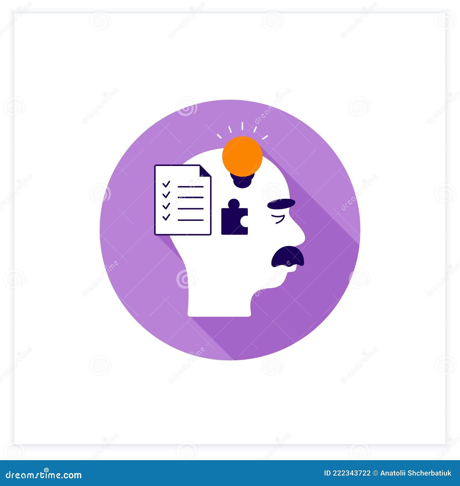 Tests flat icon stock vector. Illustration of retirement - 222343722