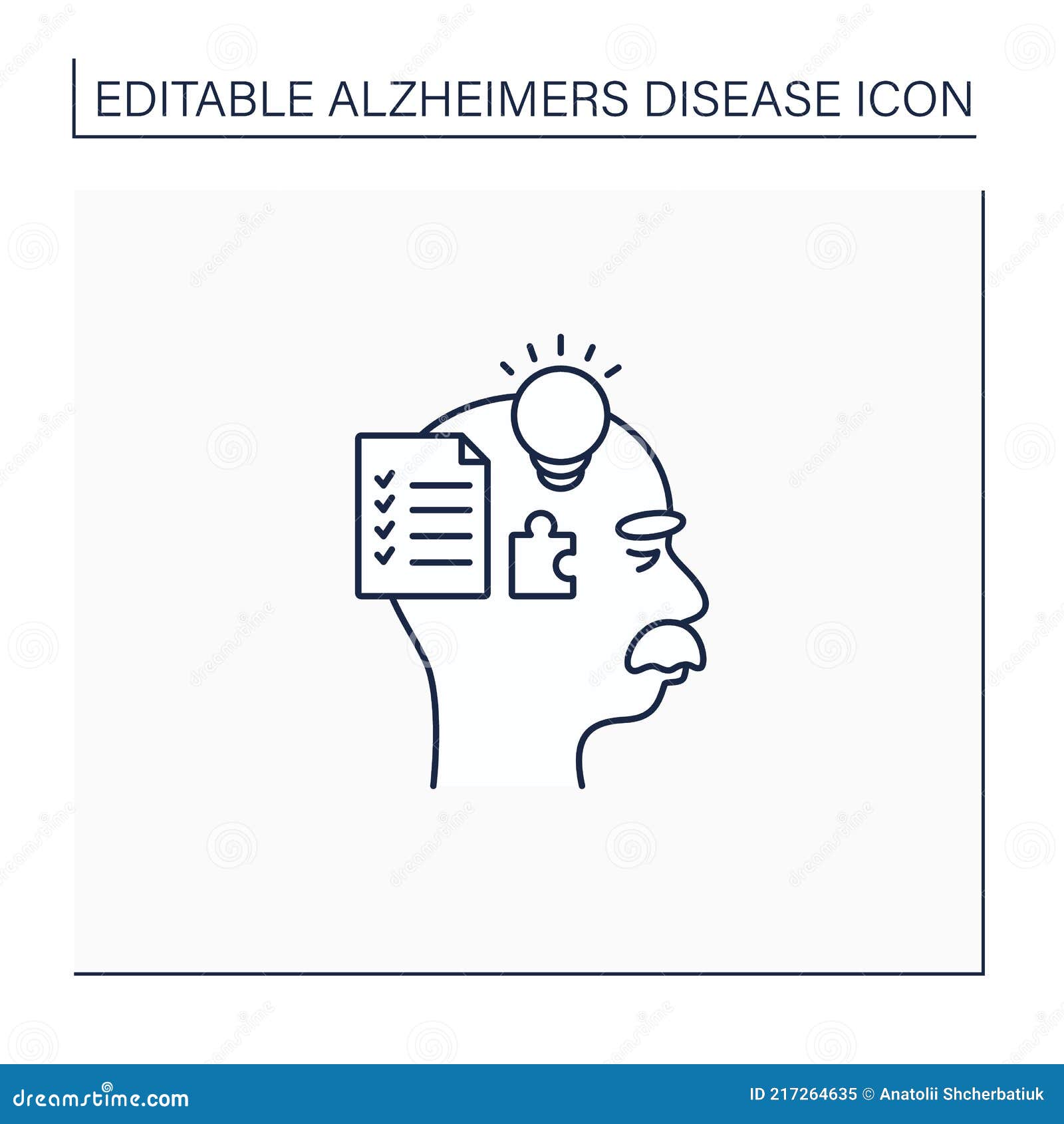 Tests line icon stock vector. Illustration of problems - 217264635