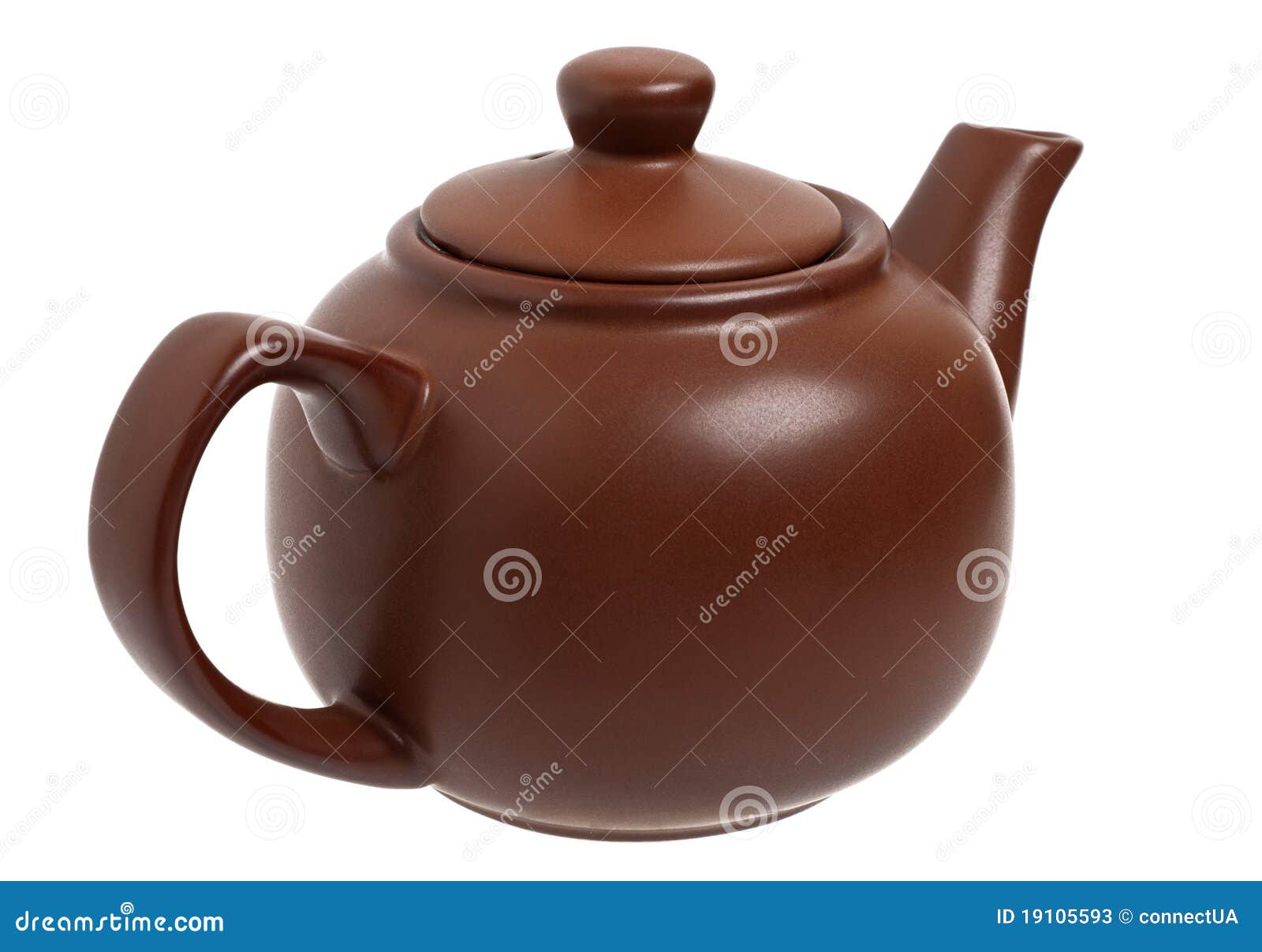 Tetera imagen de archivo. Imagen de loza, aislado, maneta - 19105593