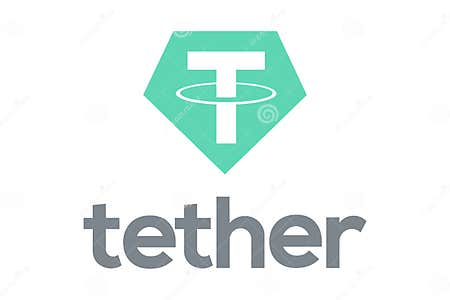 Tether Logos Vector Logo Text Icon Author S Development Editorial Image ...