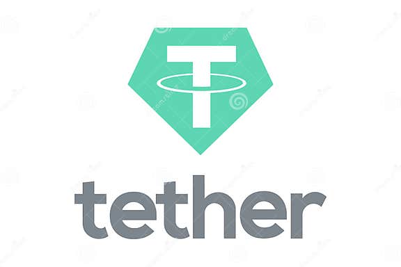 Tether Logos Vector Logo Text Icon Author S Development Editorial Image ...