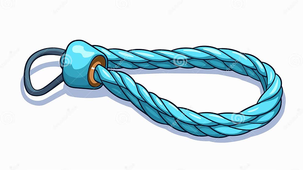 Tether Rope Vector Icon stock vector. Illustration of symbol - 344788484