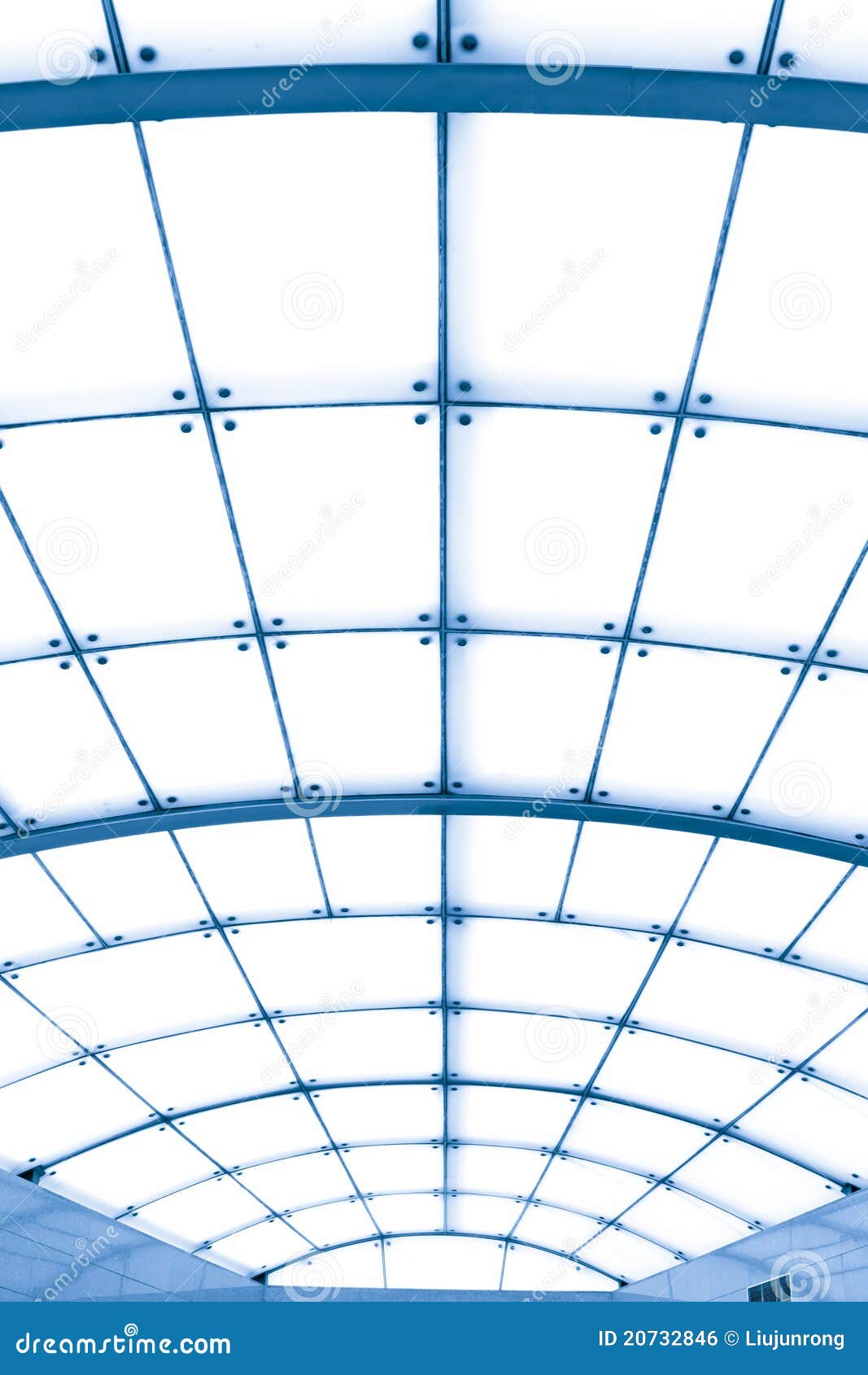 Teto transparente foto de stock. Imagem de branco, canaleta - 20732846