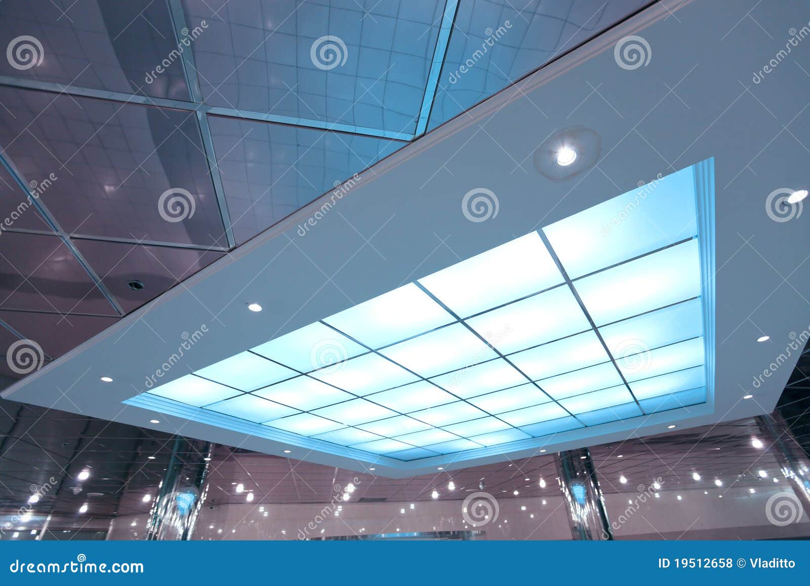 Teto transparente colorido foto de stock. Imagem de metal - 19512658