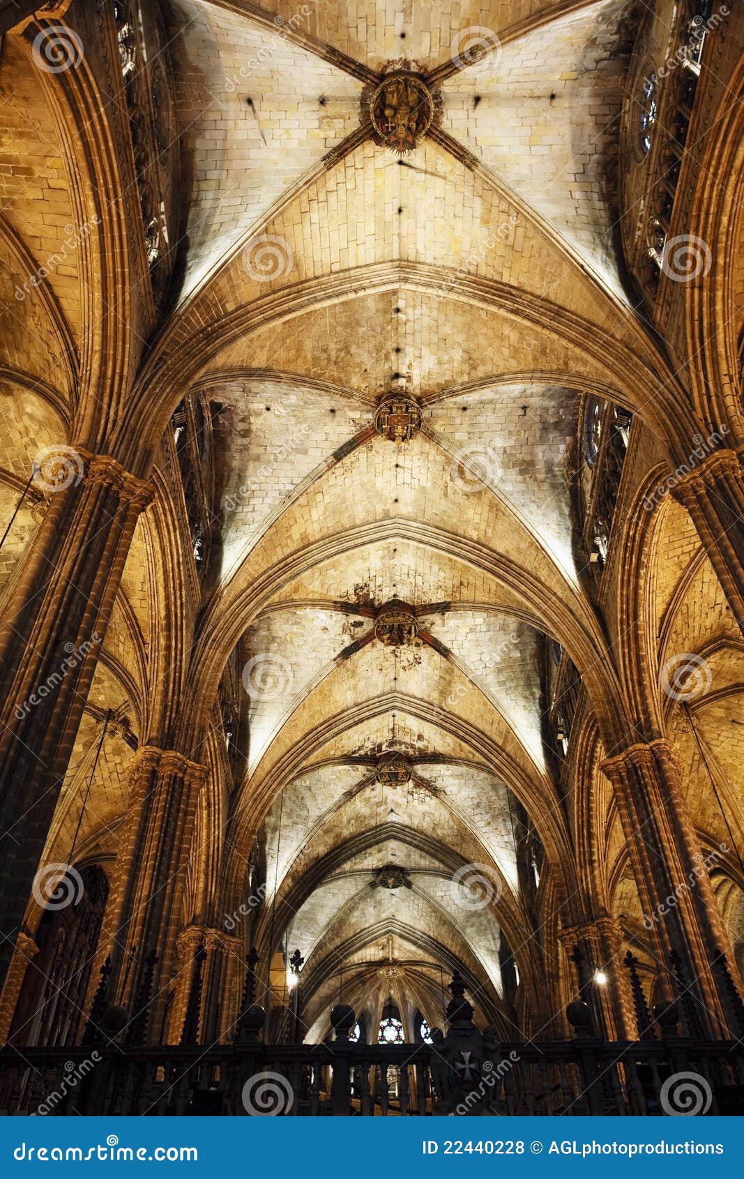 Teto Vaulted Medieval Da Igreja Foto de Stock - Imagem de cobertura ...