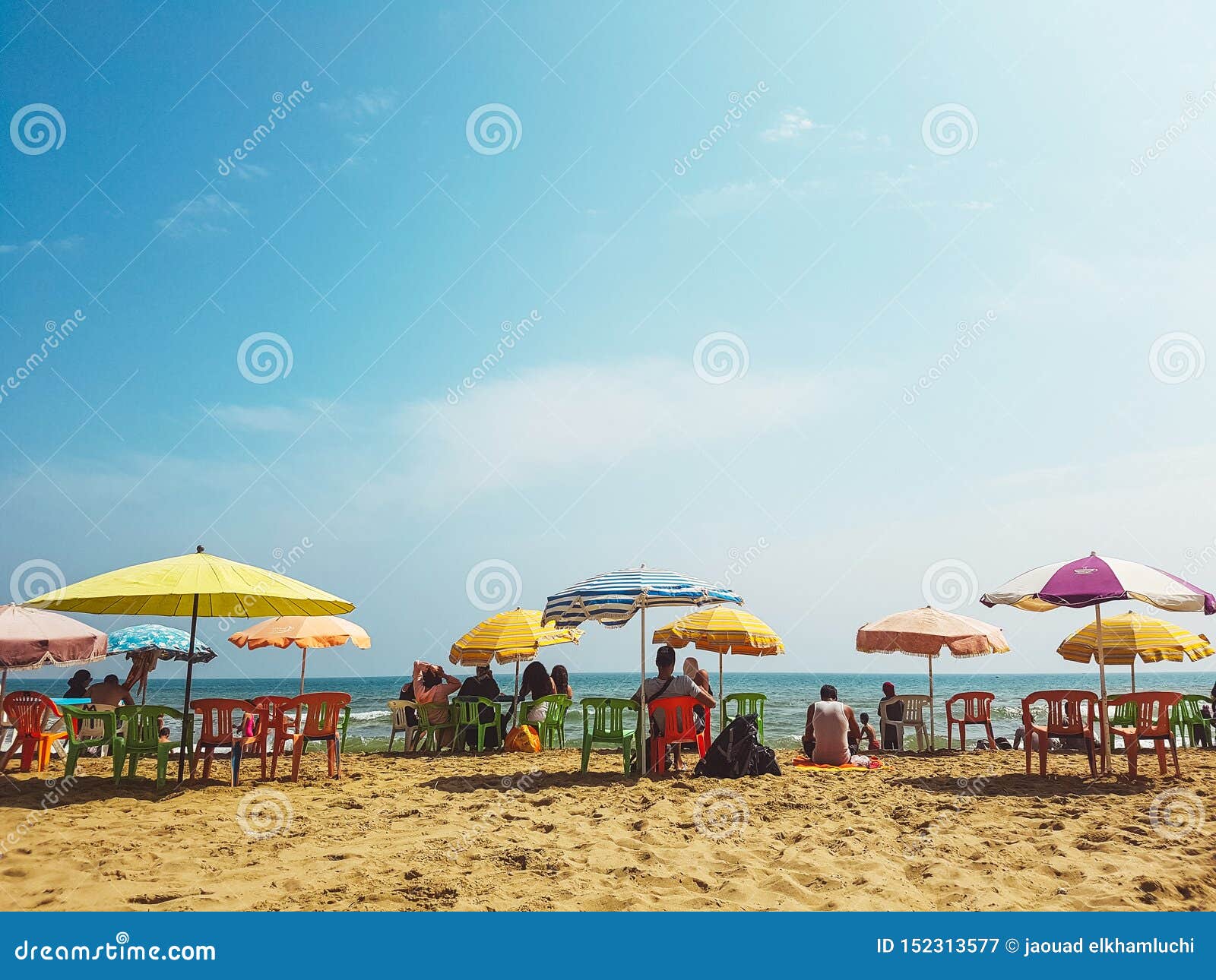 Tetouan , Morocco, 3 September 2018, People in Martil Beach Editorial ...