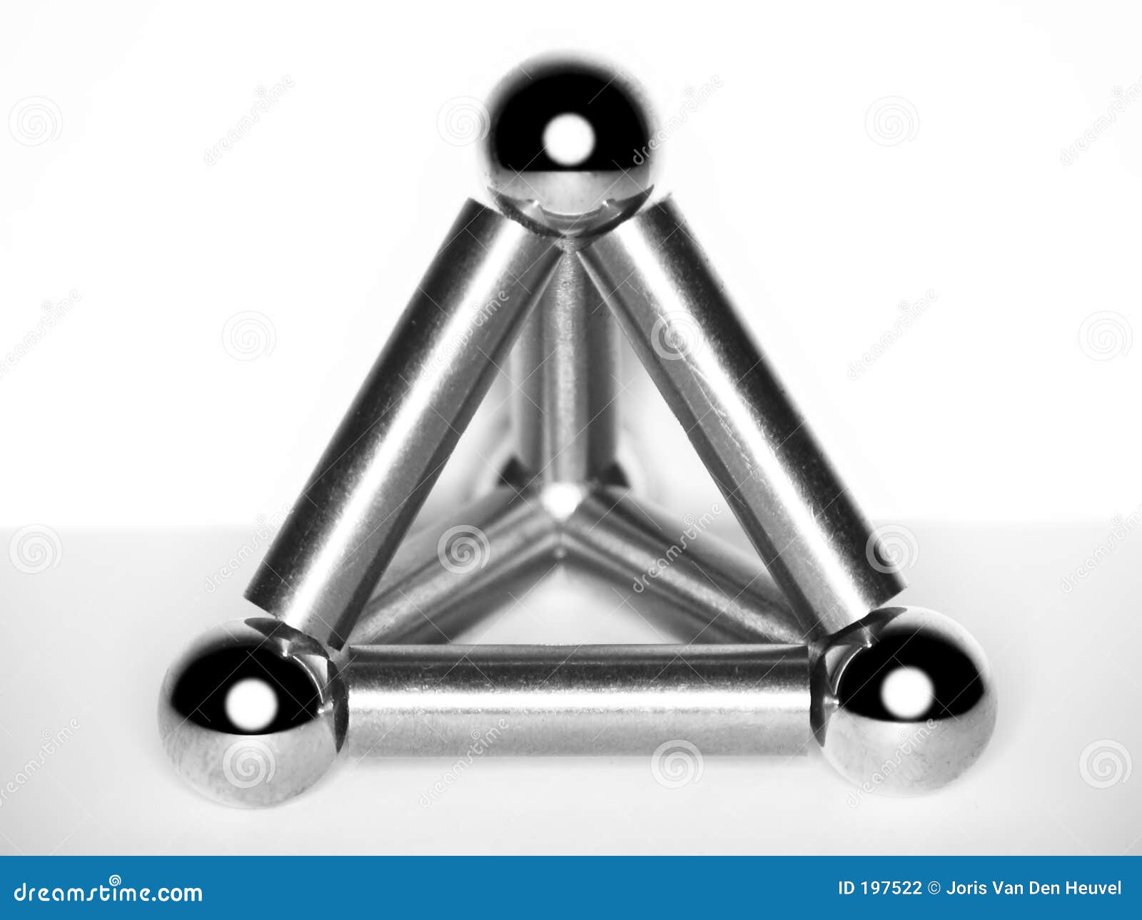 Tetrahedron stock photo. Image of crystalline, math, geometry - 197522