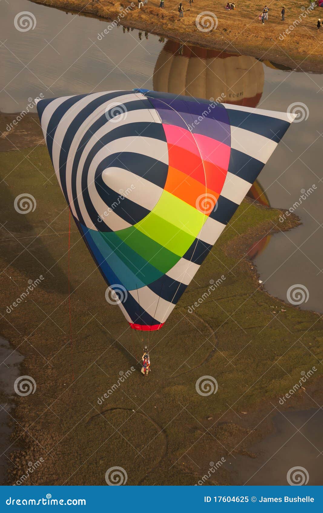 Tetrahedron Shaped Hot Air Balloon Stock Image - Image of balloon ...