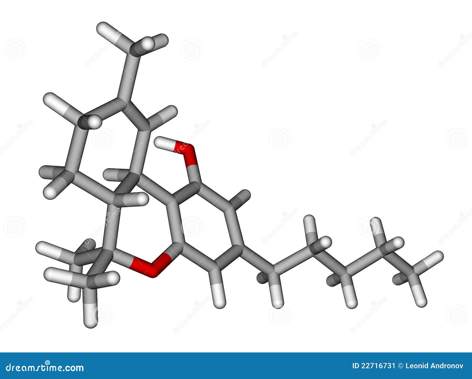 Tetrahydrocannabinol, Thc, Cannabinoid, Molecular Structures, 3d Model ...