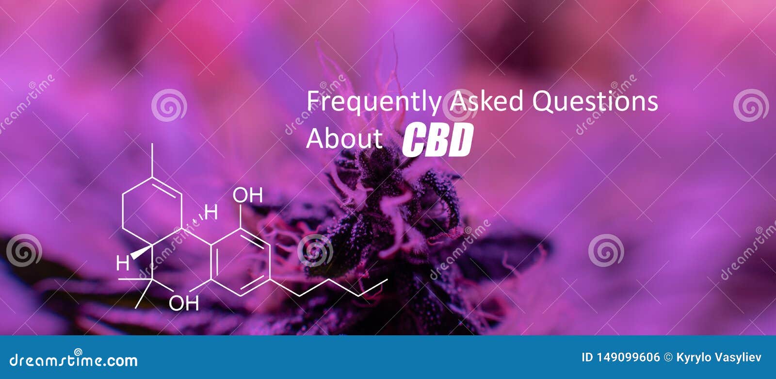 Tetrahydrocannabinol THC General Cannabinoids in Marijuana Buds. Psychoactive Constituent of ...