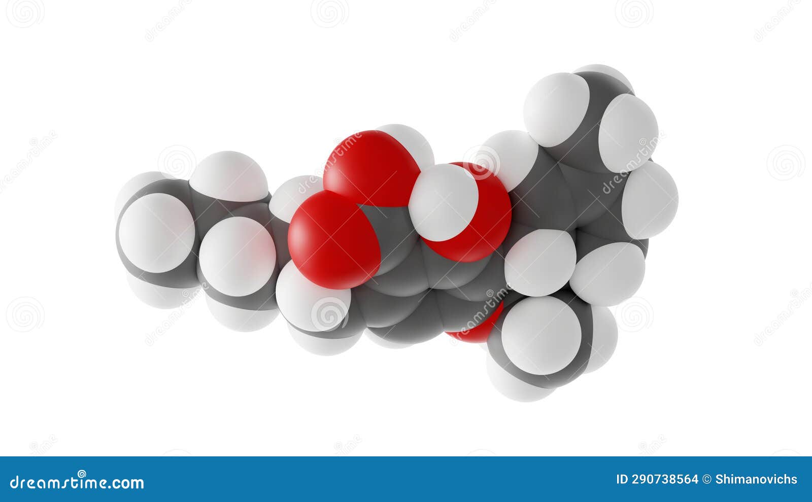 Tetrahydrocannabinolic Acid Molecule, Thca Molecular Structure ...