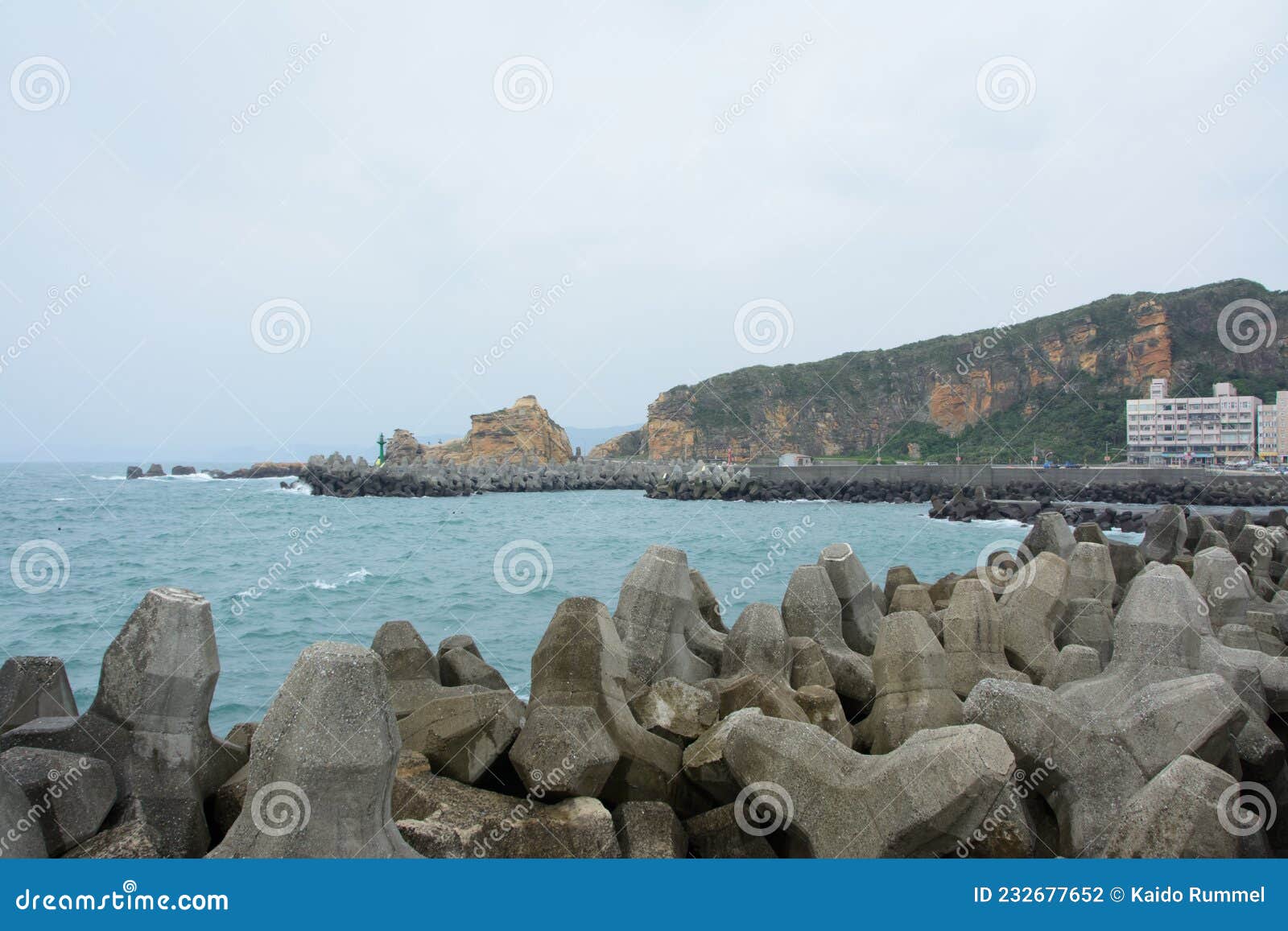 Tetrapod wave breakers stock photo. Image of breakwaters - 232677652