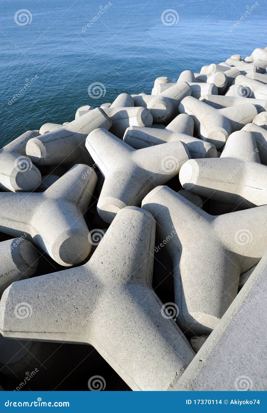 Tetrapods stock photo. Image of coastal, port, rock, embankment - 17370114
