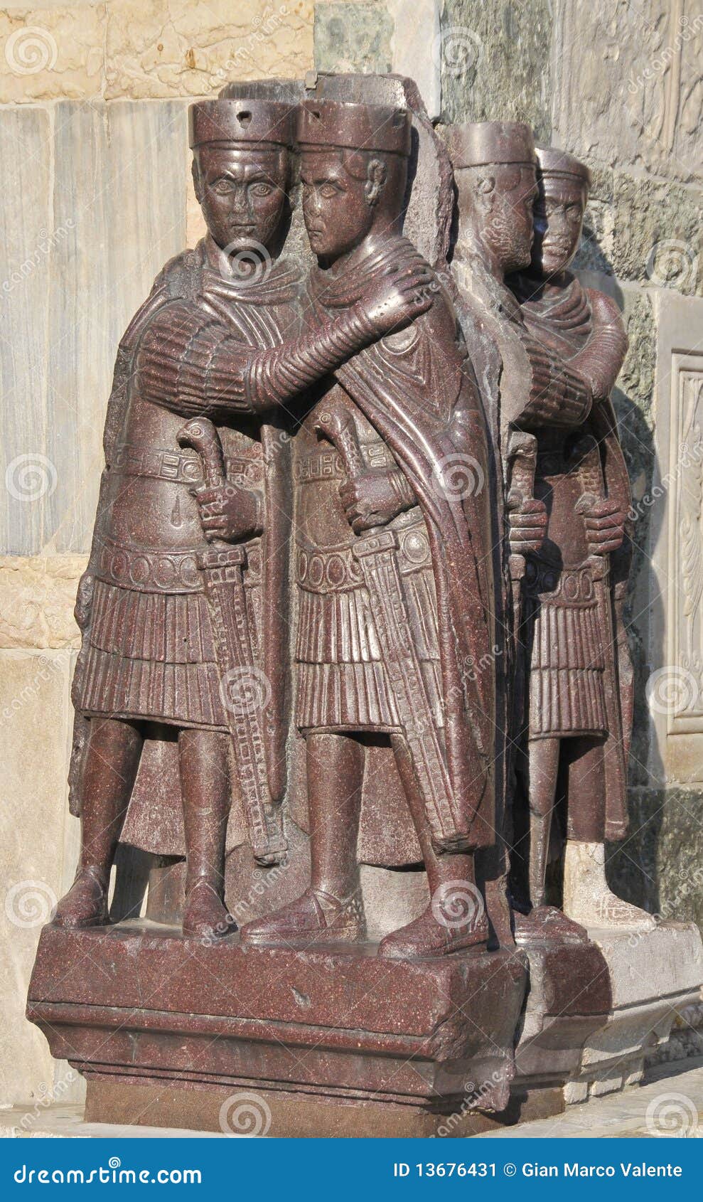 Tetrarcas imagen de archivo. Imagen de marca, marco, escultura - 13676431