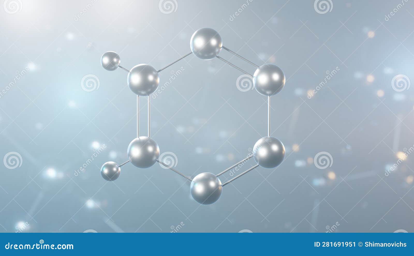 Tetrazine Molecule, 1,2,3,4-tetrazine Molecular Structure, Isolated 3d ...
