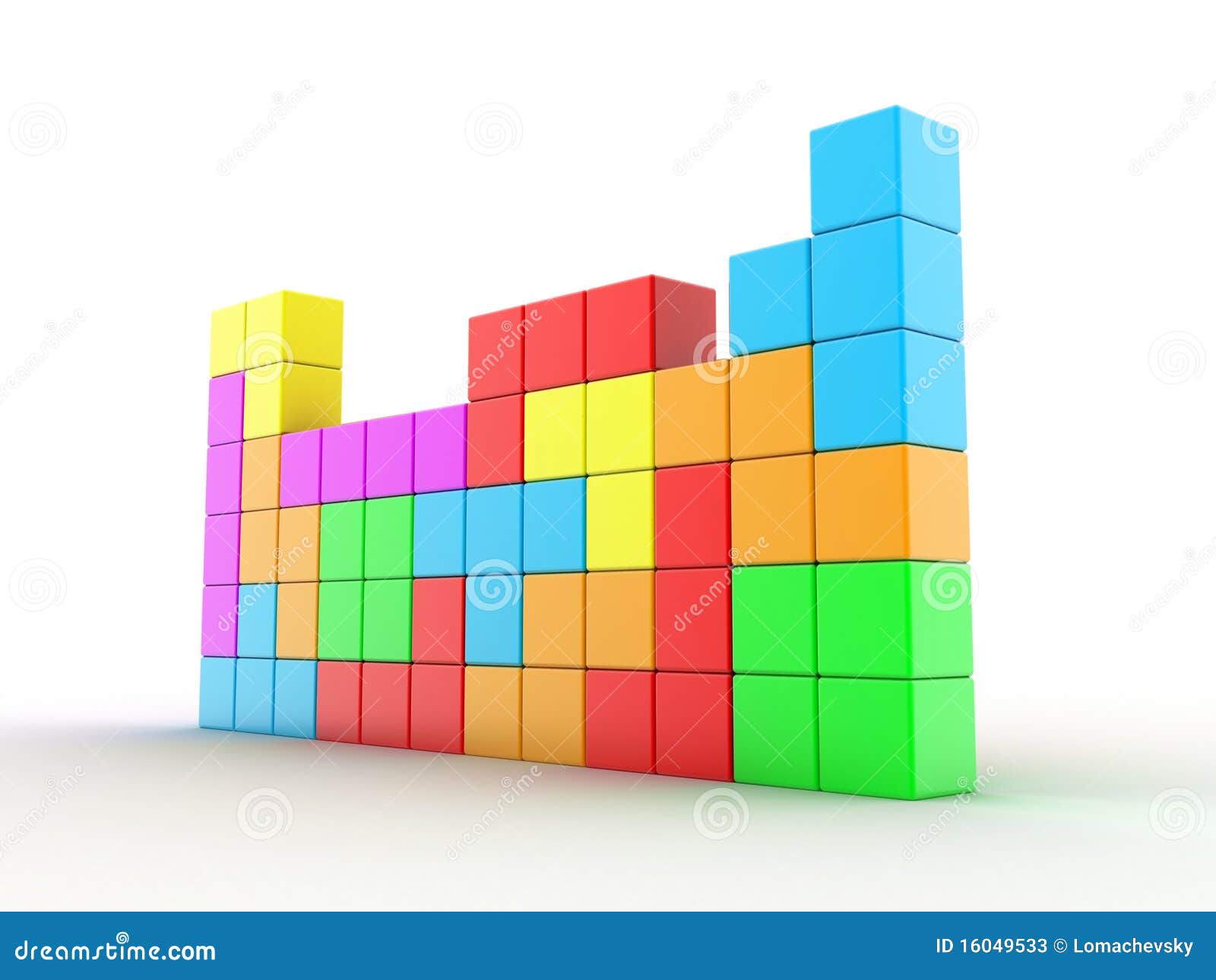 Tetris game stock illustration. Illustration of play - 16049533