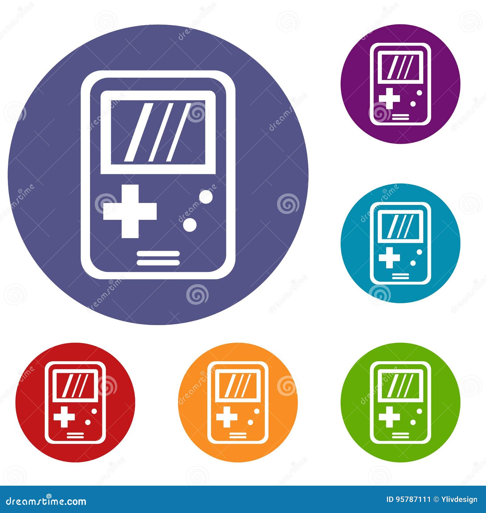 Tetris icons set stock vector. Illustration of collection - 95787111