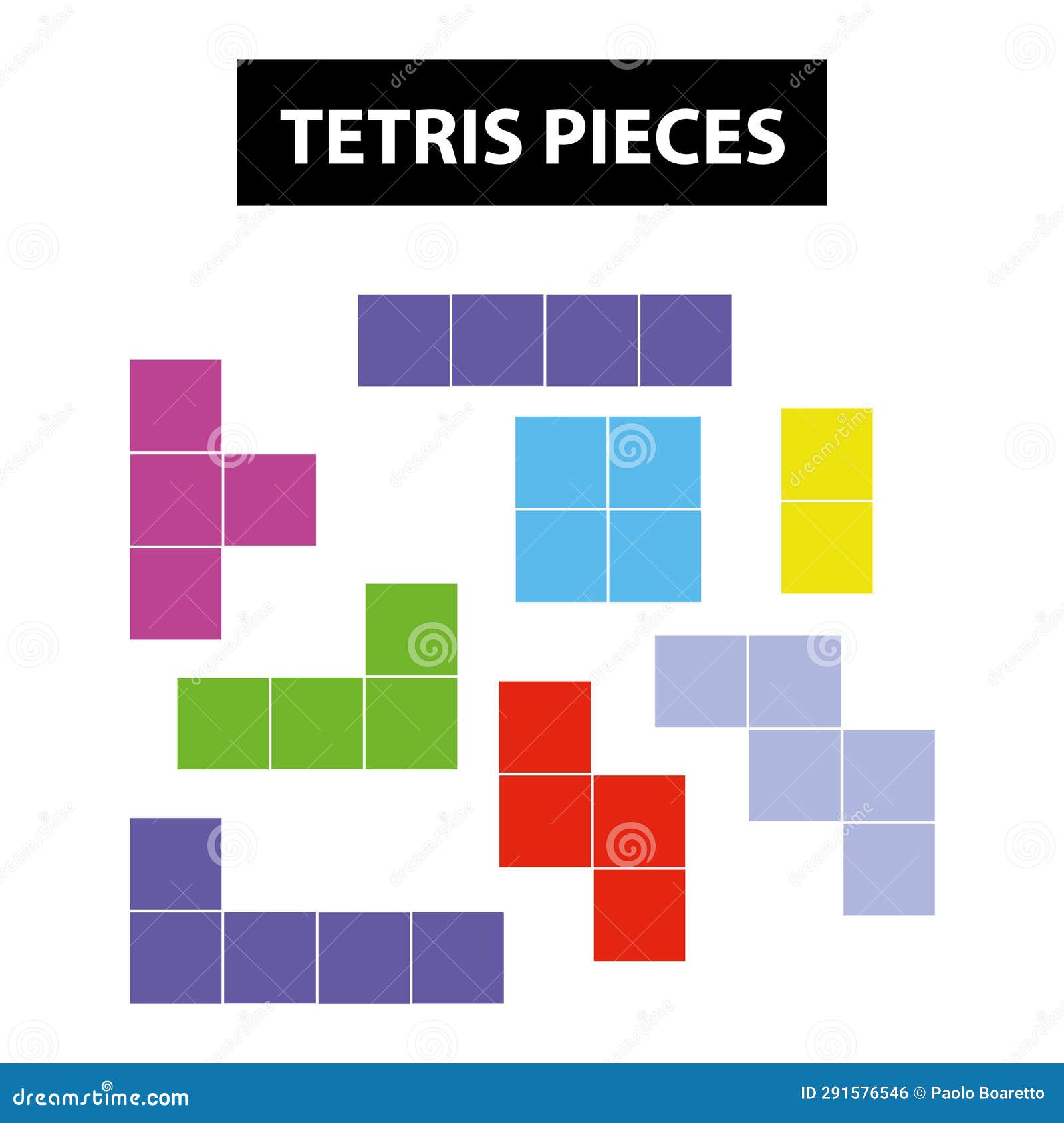 Tetris Pixel Brick Game, Illustration Editorial Photo - Illustration of ...