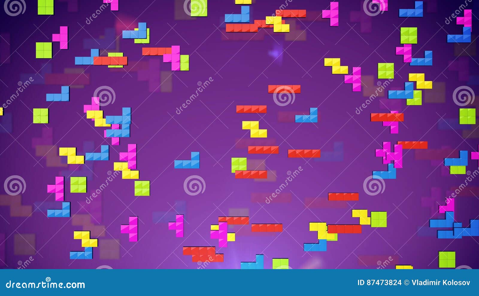 Tetris stock illustration. Illustration of concept, pattern - 87473824