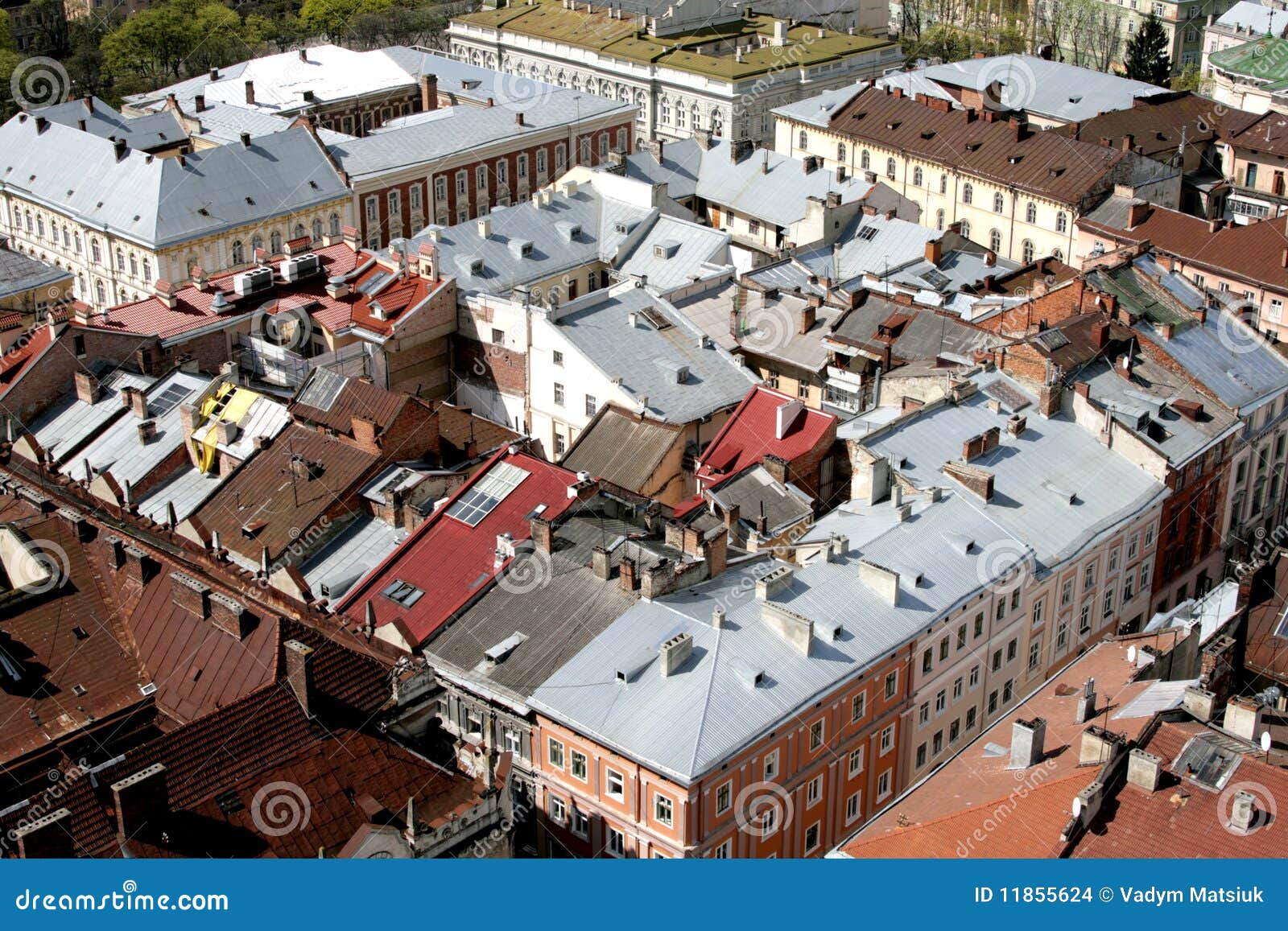 Tetti delle case fotografia stock. Immagine di mattone - 11855624