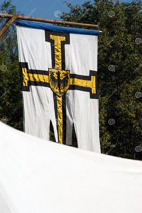 Teutonic flag stock photo. Image of kingdom, colour, ages - 12159138