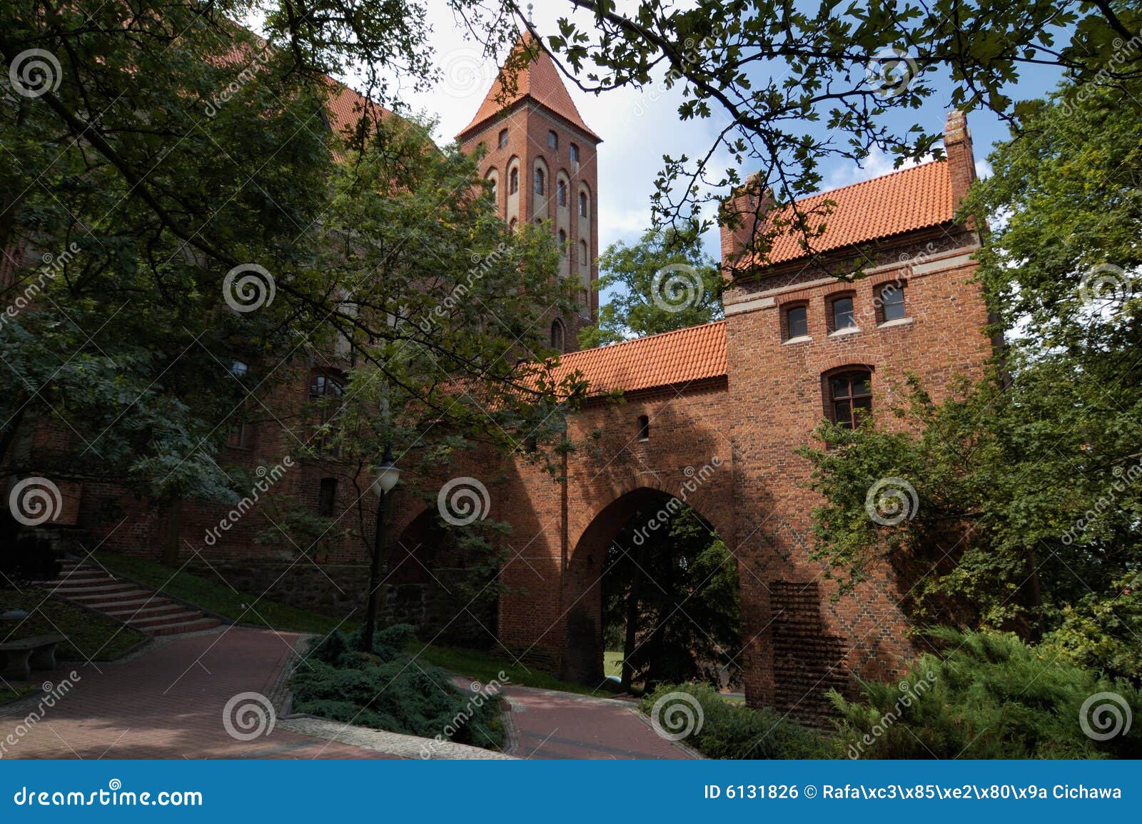 Teutonic Order castle stock photo. Image of colorful, field - 6131826