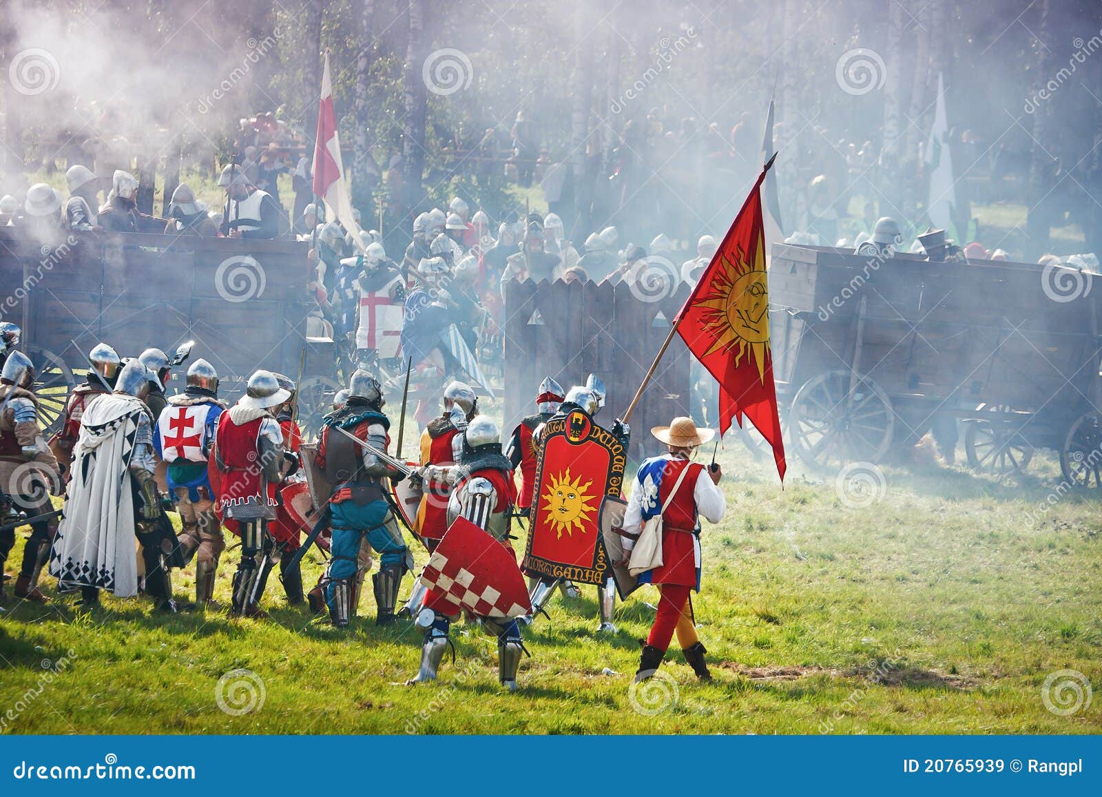Teutons under attack editorial stock image. Image of event - 20765939