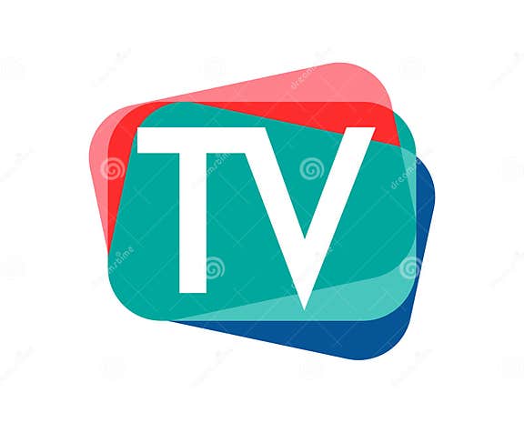 Tevê Logo Design Concept ilustração do vetor. Ilustração de idéia ...