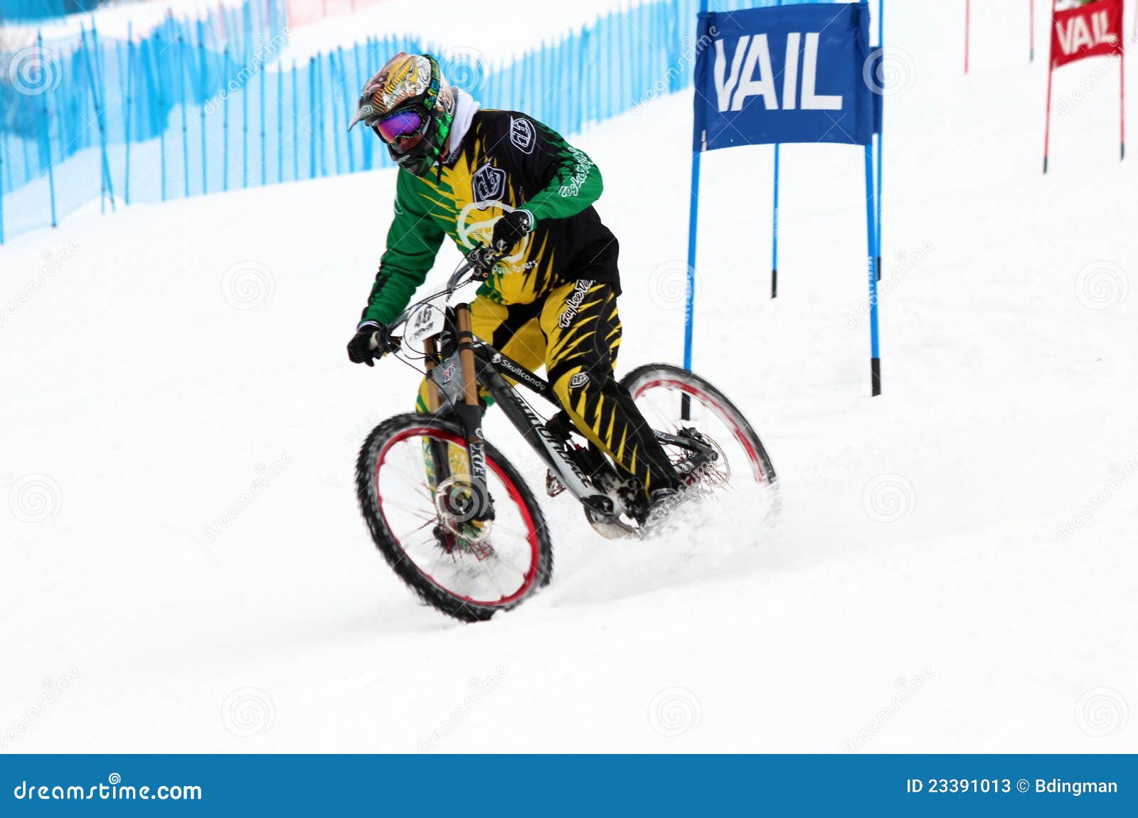 Teva Dual Slalom Bike editorial stock photo. Image of adult - 23391013