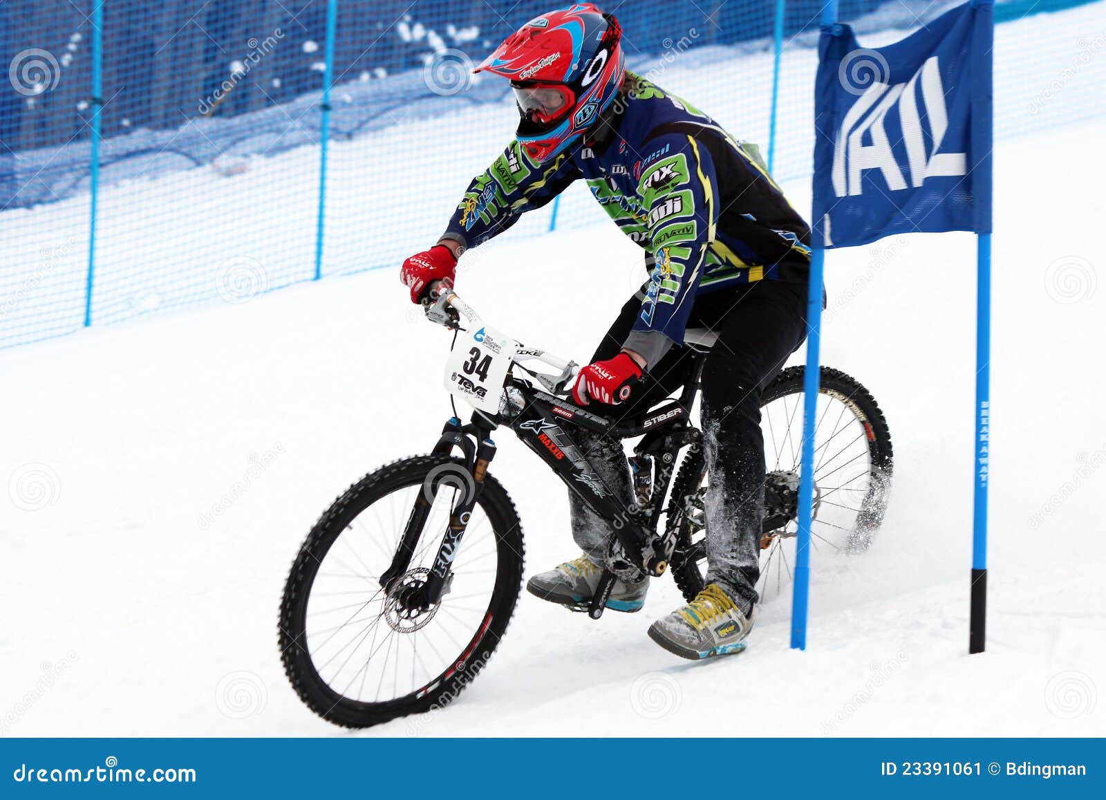 Teva Dual Slalom Bike editorial photo. Image of cycling - 23391061