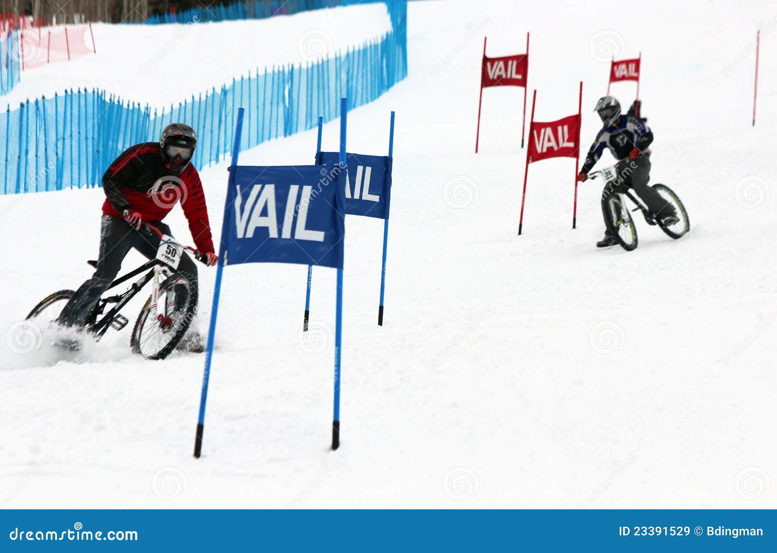 Teva Dual Slalom Bike editorial stock image. Image of competitive ...