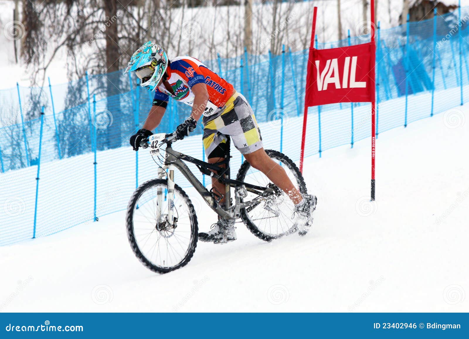 Teva Dual Slalom Bike editorial photo. Image of descent - 23402946