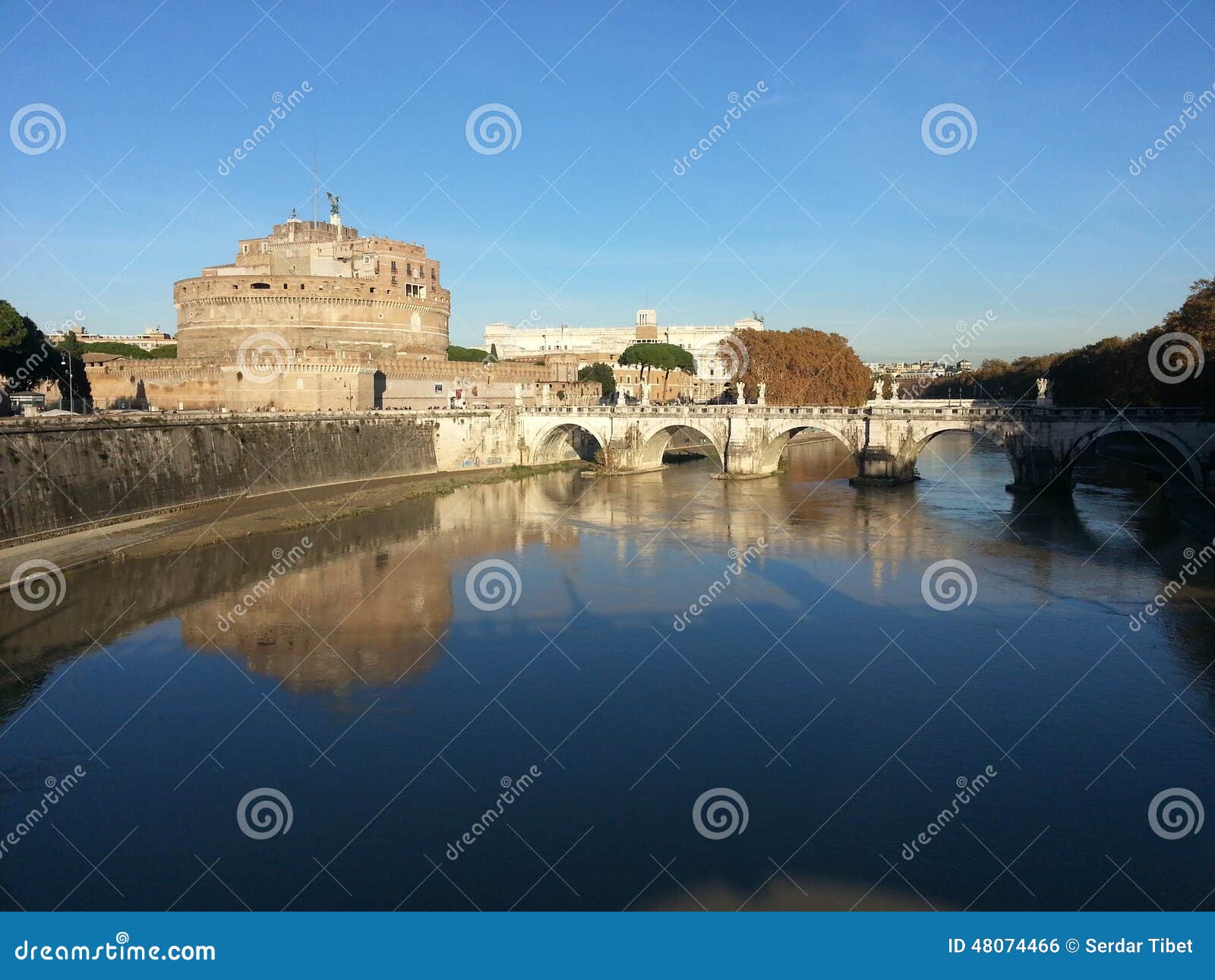 Tevere , Roma stock photo. Image of gate, urban, tevere - 48074466