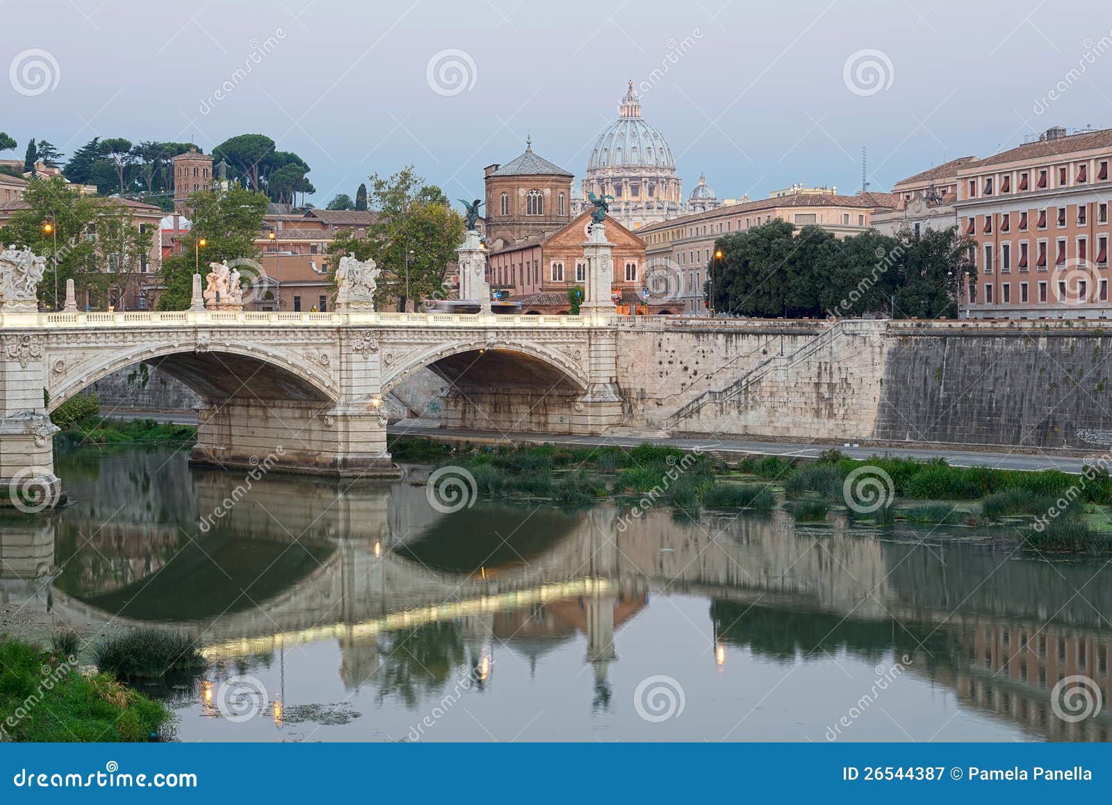 Tevere, Rome stock image. Image of fortress, ancient - 26544387
