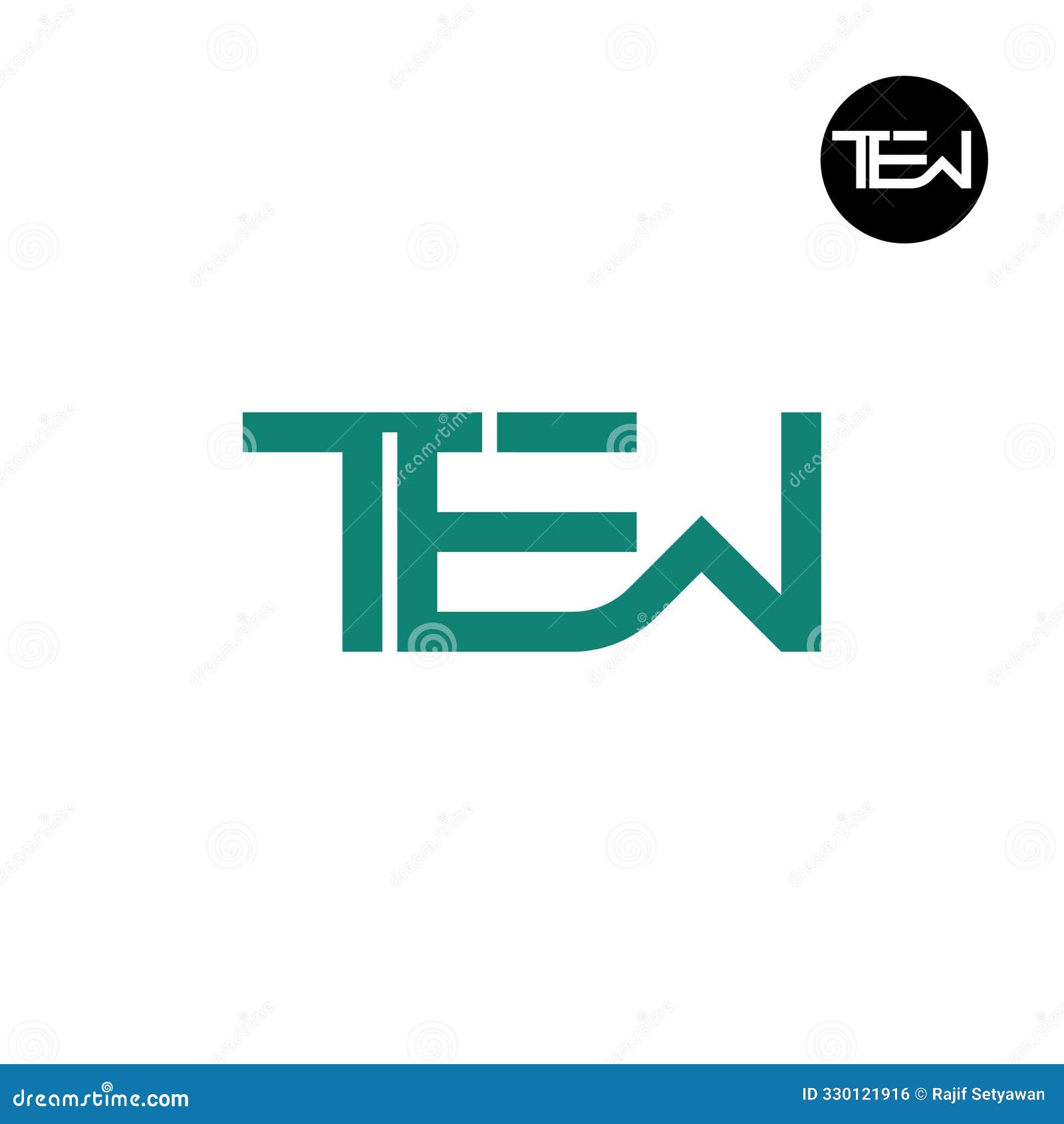 TEW Logo Letter Monogram Design Stock Vector - Illustration of names ...
