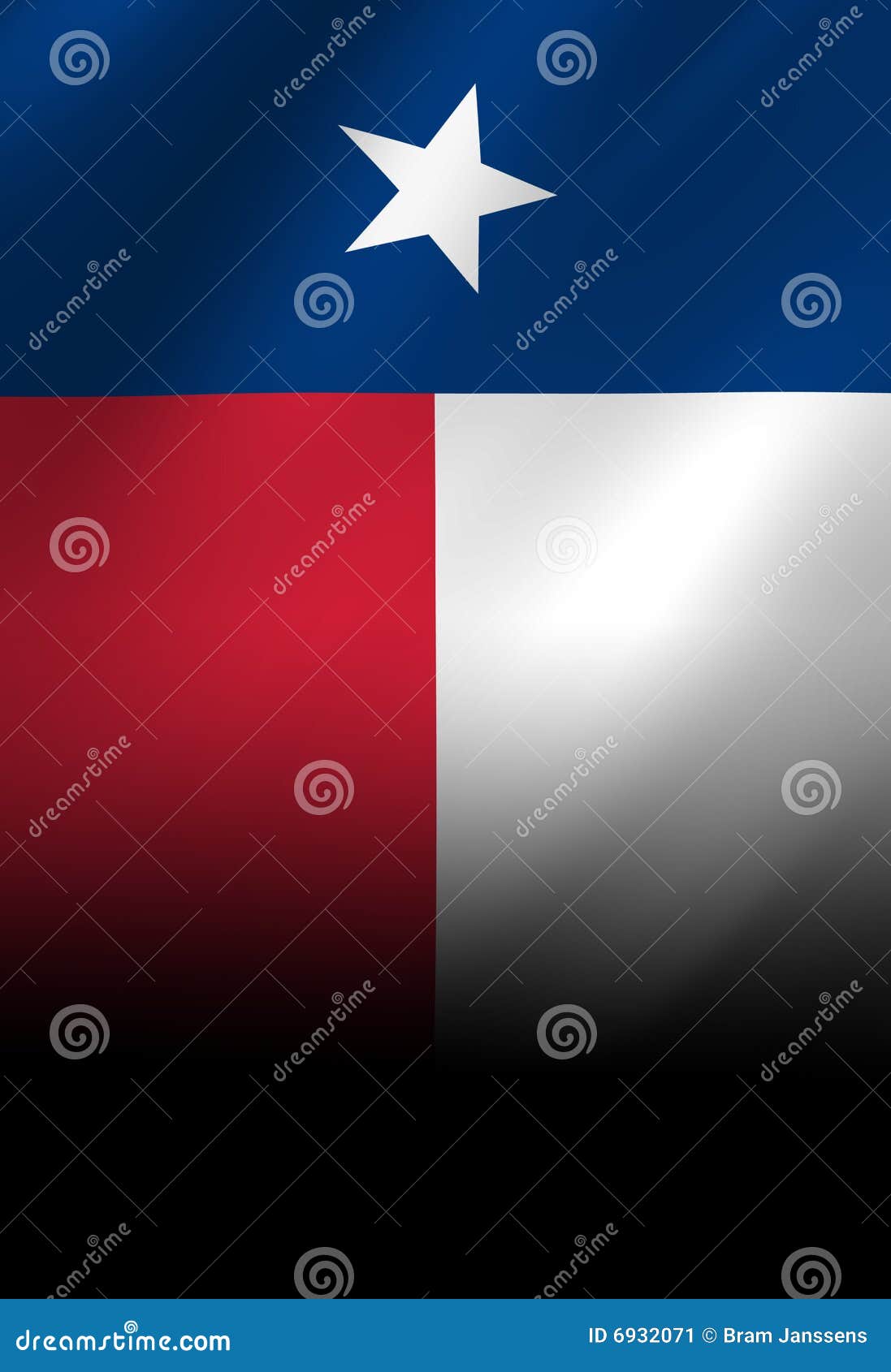 Texan flag stock illustration. Illustration of flag, backdrop - 6932071