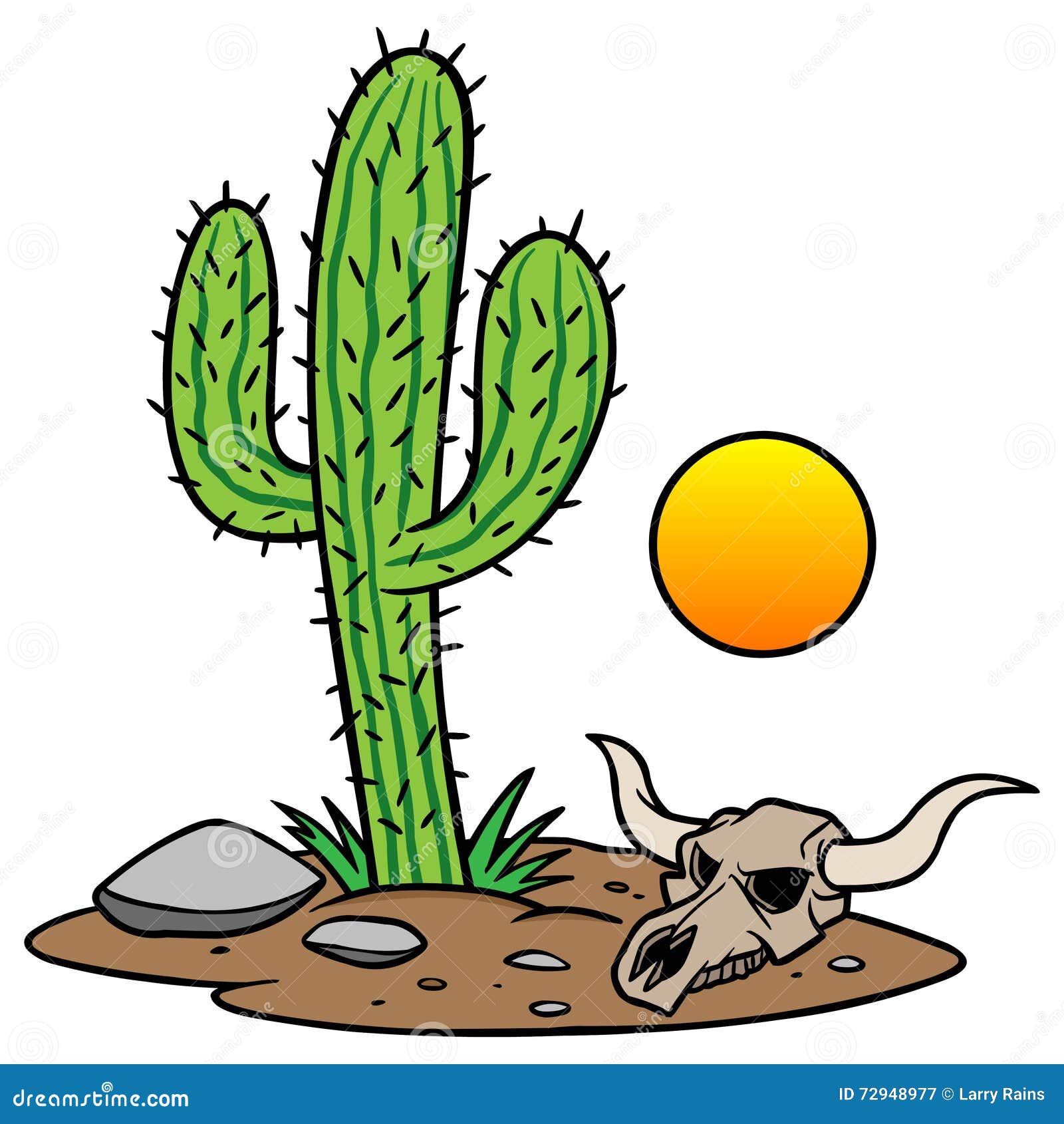 Texas Desert stock vector. Illustration of energy, generator - 72948977