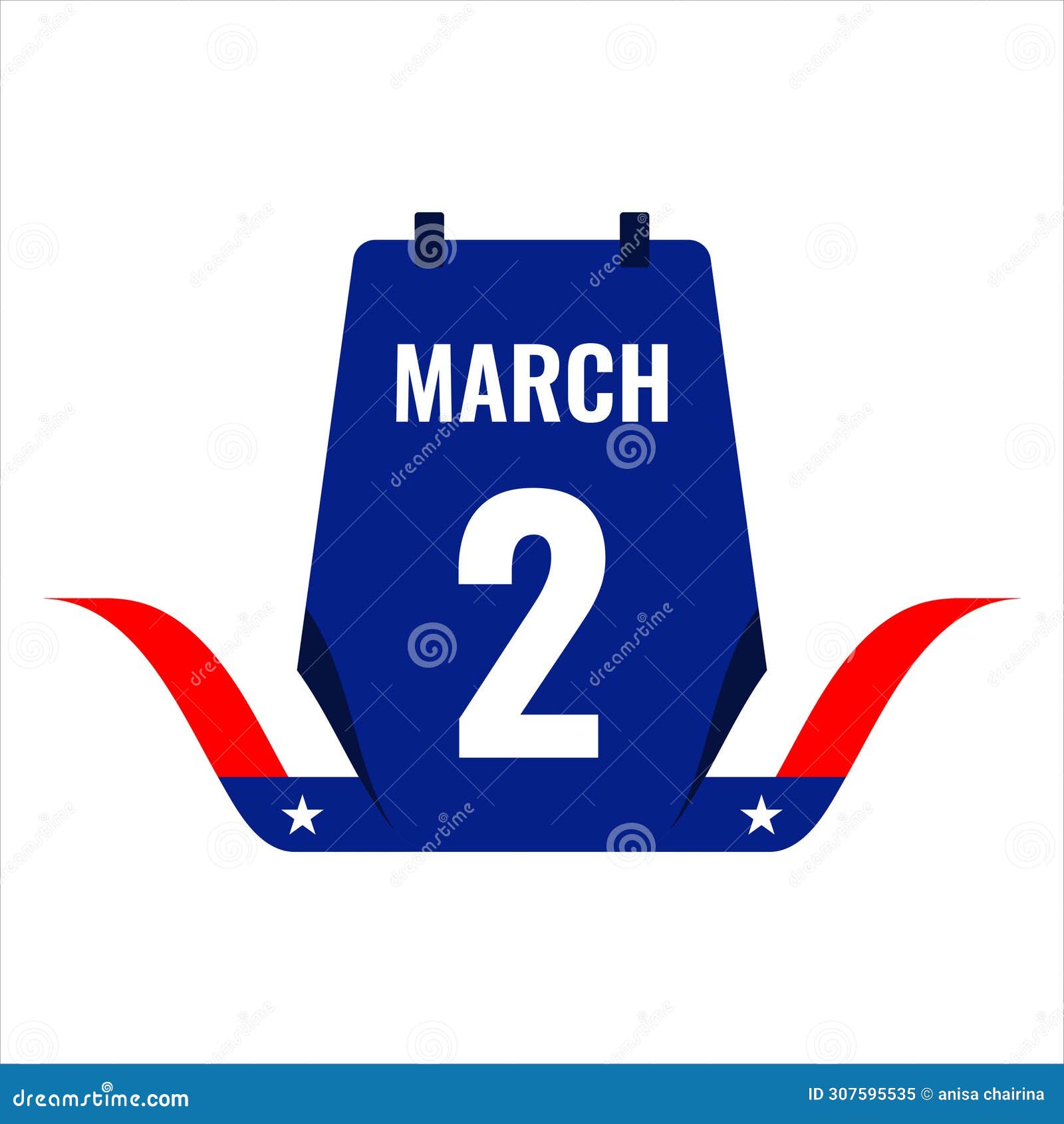 Texas Element Independence Day Illustration Design Vector Stock Vector ...